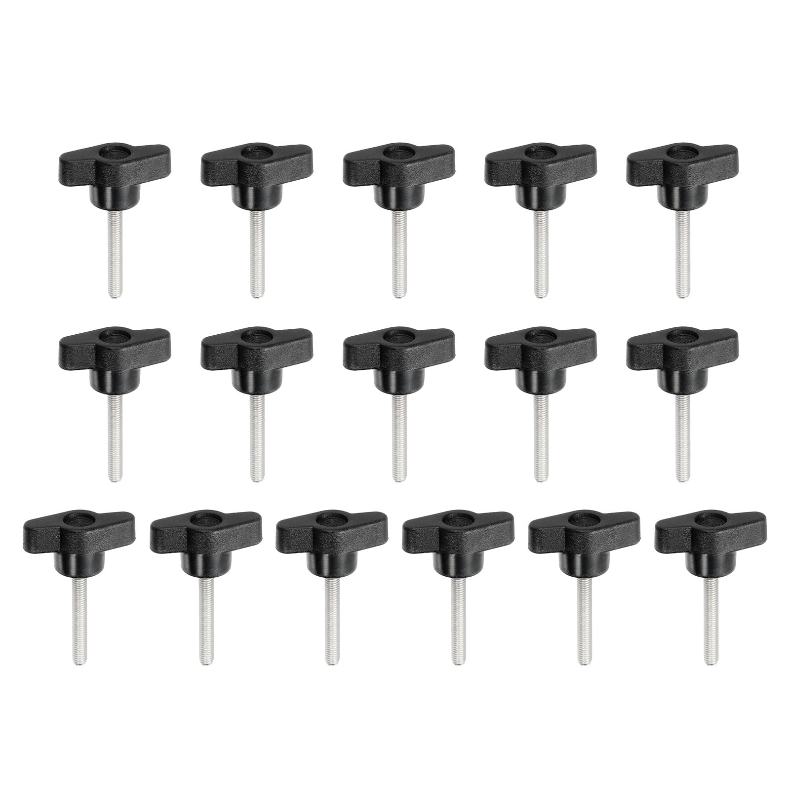 Z- Shaped Thumb Screws 304 Stainless Steel Tee Wing Knobs for Tightening Hand Replace M5 x 35mm ...
