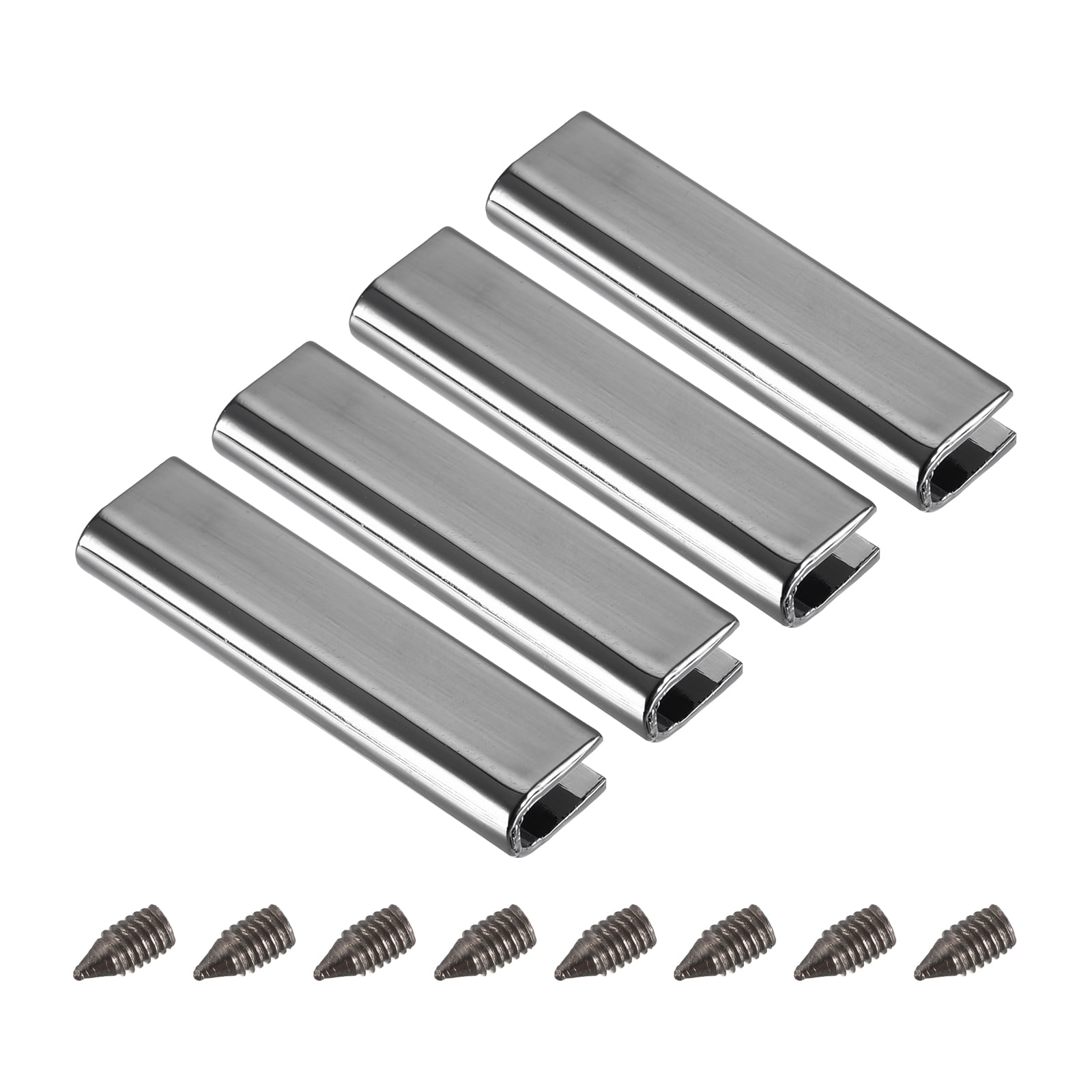 Uxcell Zinc Alloy Belt Buckle End Tip, 1.53 Inch Zipper Clip Strap End ...