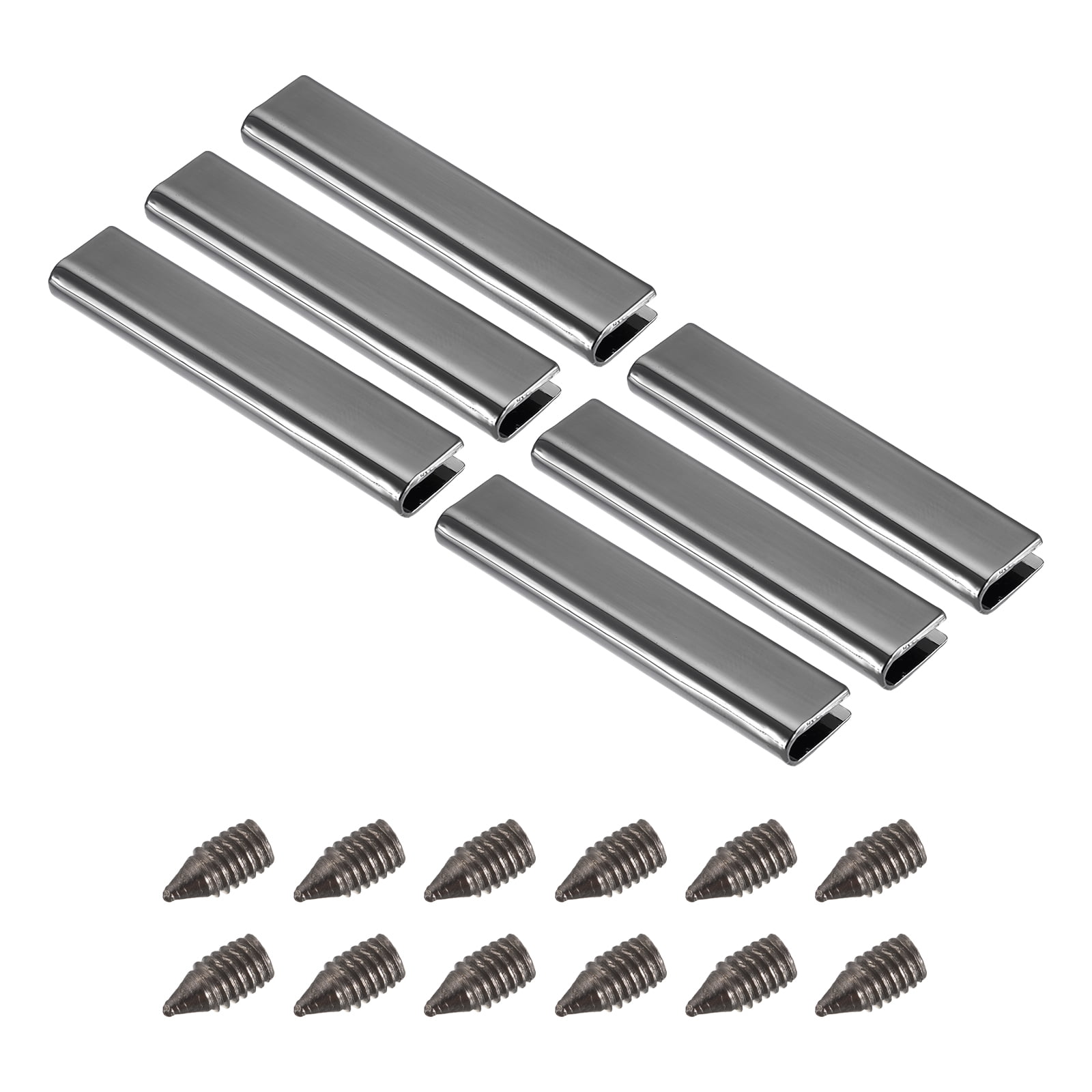 Uxcell Zinc Alloy Belt Buckle End Tip, 2.05 Inch Zipper Clip Strap End ...