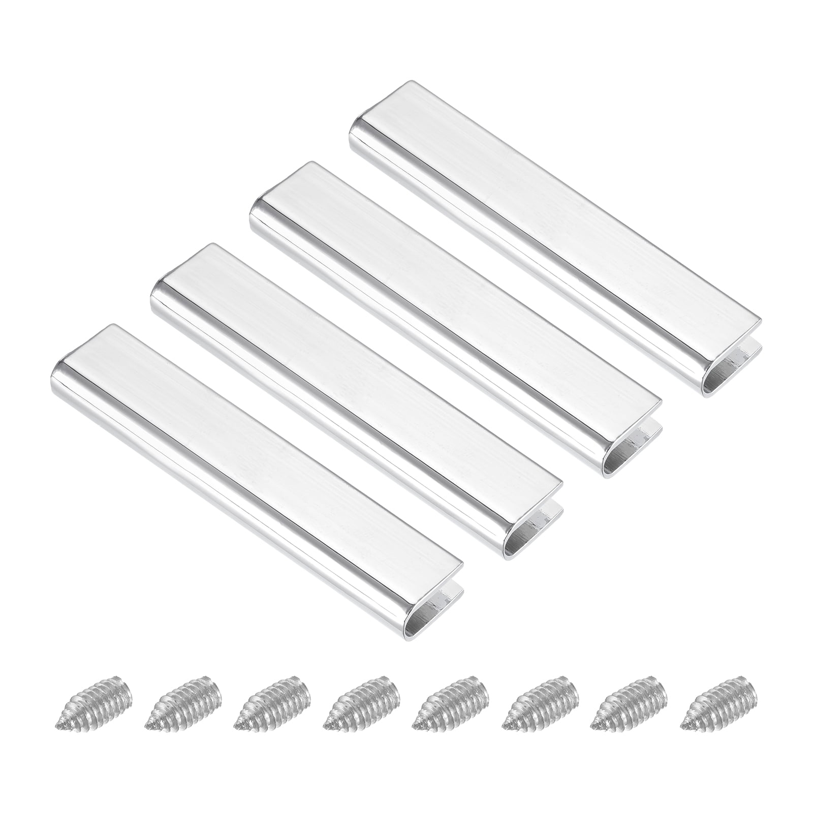 Uxcell Zinc Alloy Belt Buckle End Tip, 2.05 Inch Zipper Clip Strap End ...