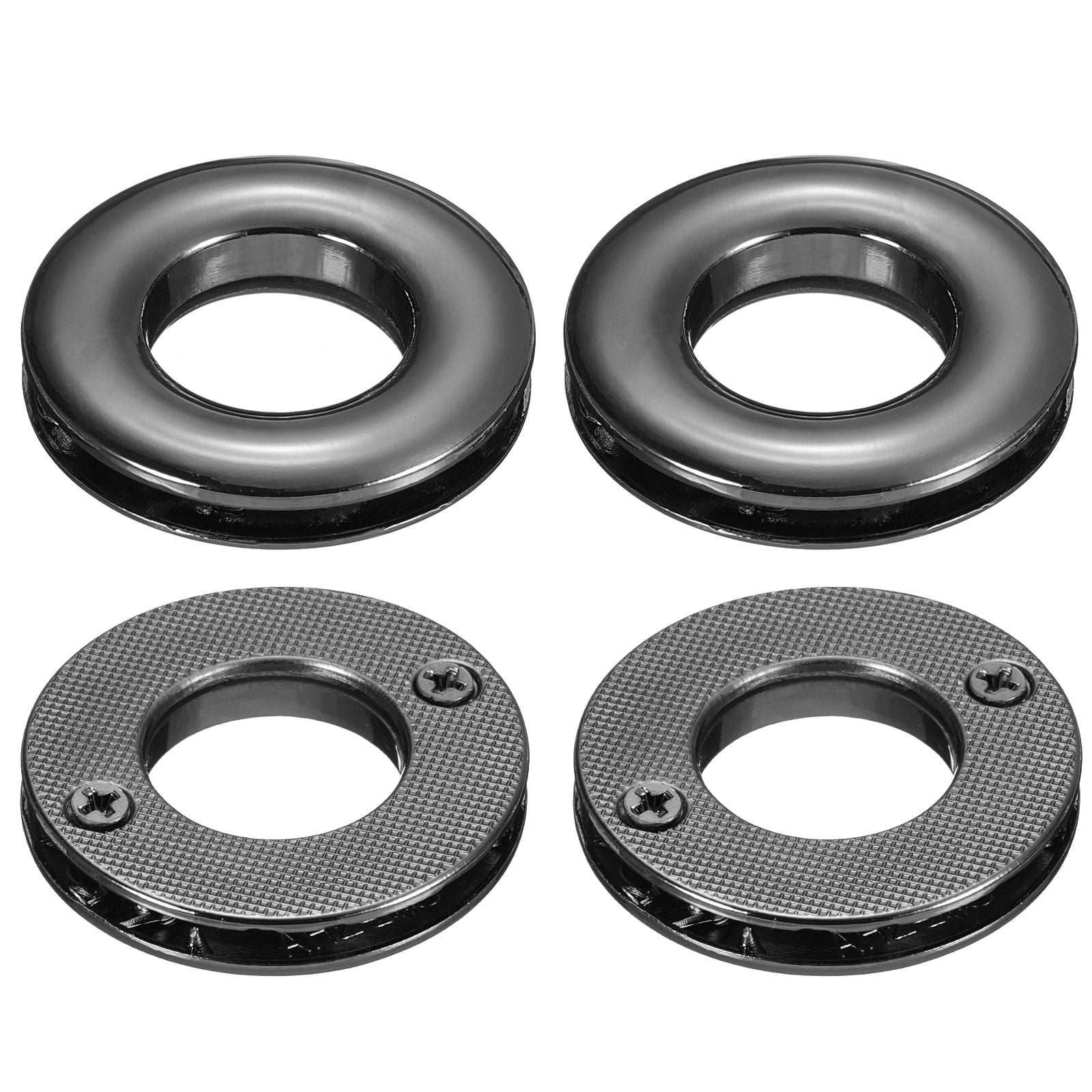 Uxcell Zinc Alloy Screw Eyelet Grommets, 3/4" Metal Rings for Curtain ...