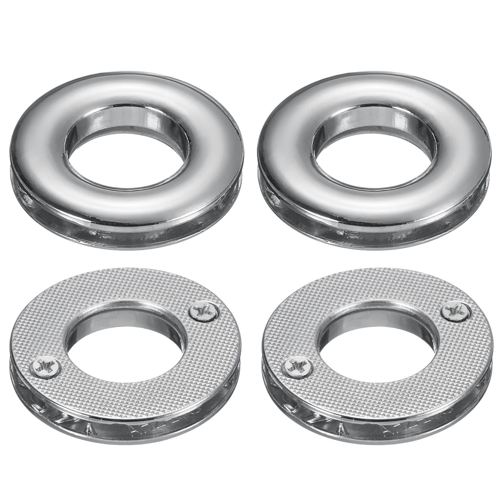 Uxcell Zinc Alloy Screw Eyelet Grommets, 3/4" Metal Rings for Curtain ...