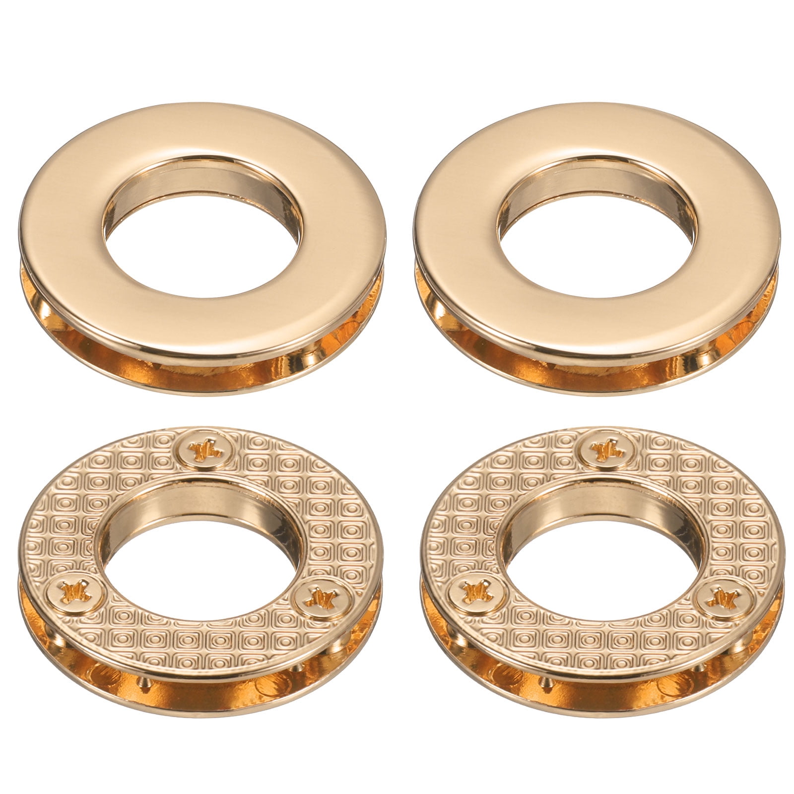 Uxcell Zinc Alloy Screw Eyelet Grommets, 5/8" Metal Rings for Curtain ...