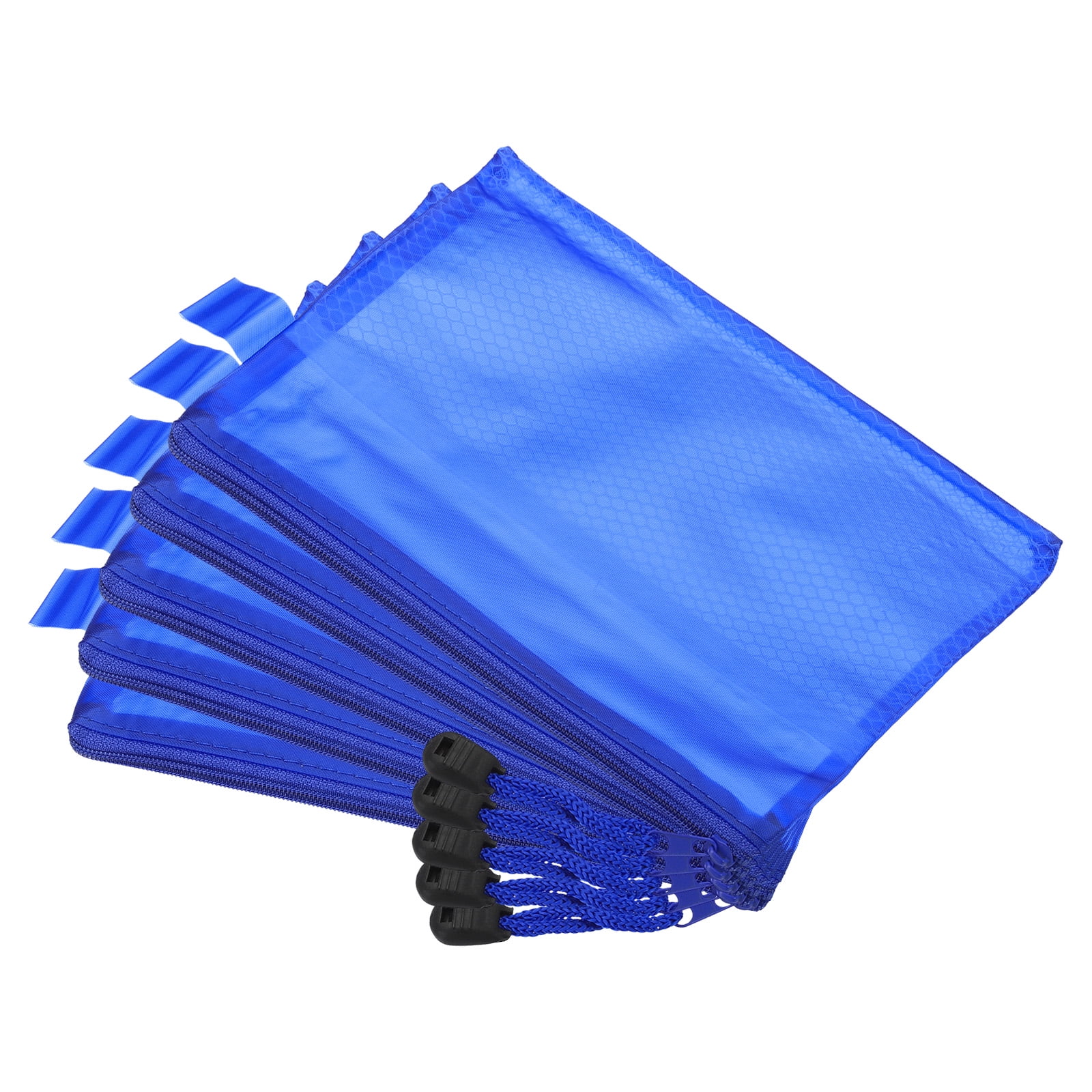 Uxcell Zipper Pouch, B6 Nylon Mesh Liner Pencil Case Zipper Cosmetic ...