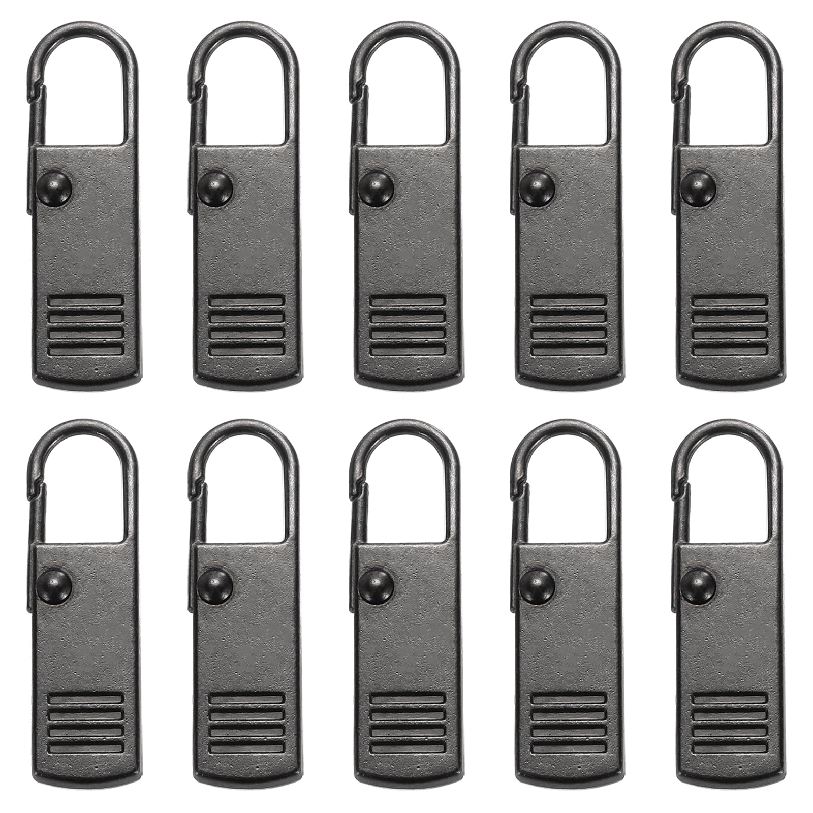 Uxcell Zipper Pull Replacement, 20 Pcs Detachable Metal Zipper Tab ...