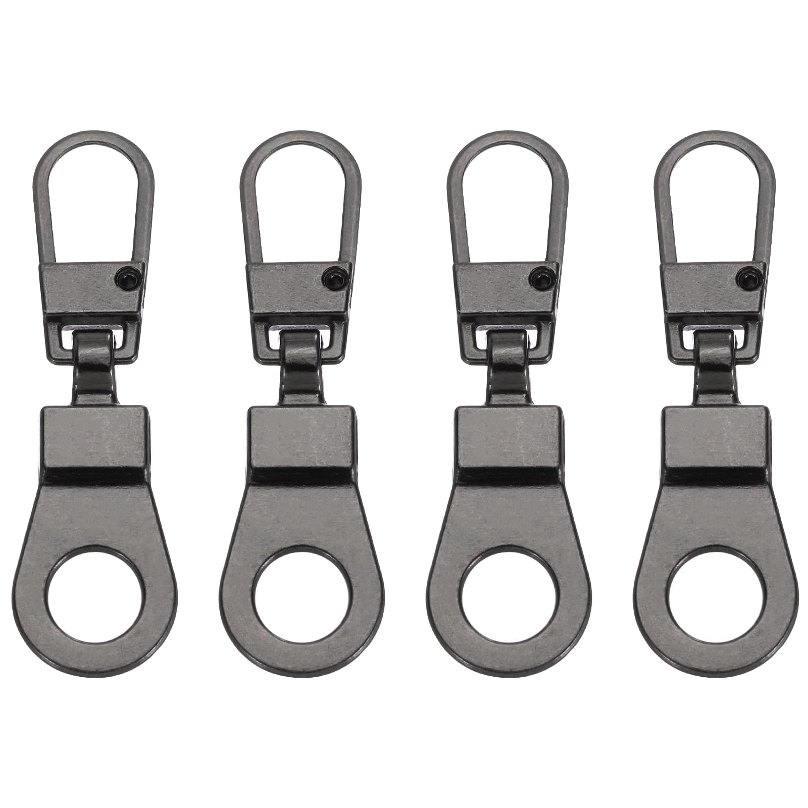 Uxcell Zipper Pull Replacement, 4 Pcs Detachable Metal Zipper Tab ...