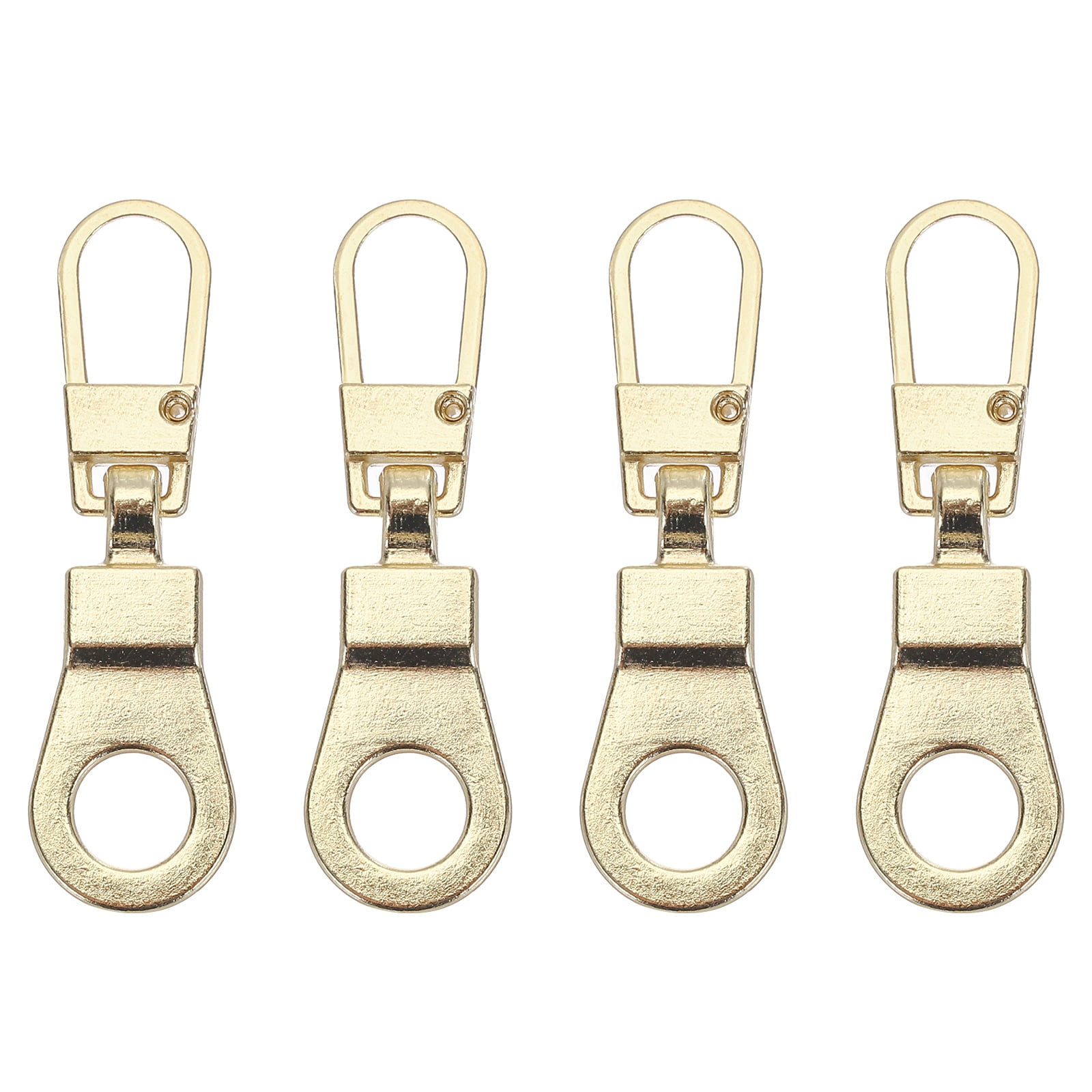 Uxcell Zipper Pull Replacement, 4 Pcs Detachable Metal Zipper Tab ...