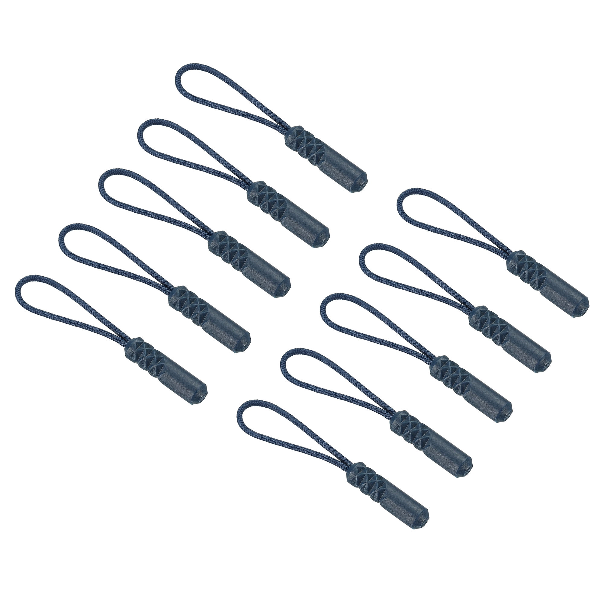 Uxcell Zipper Pulls Extension Handle Cord, 10 Pack Finger Use Plastic ...