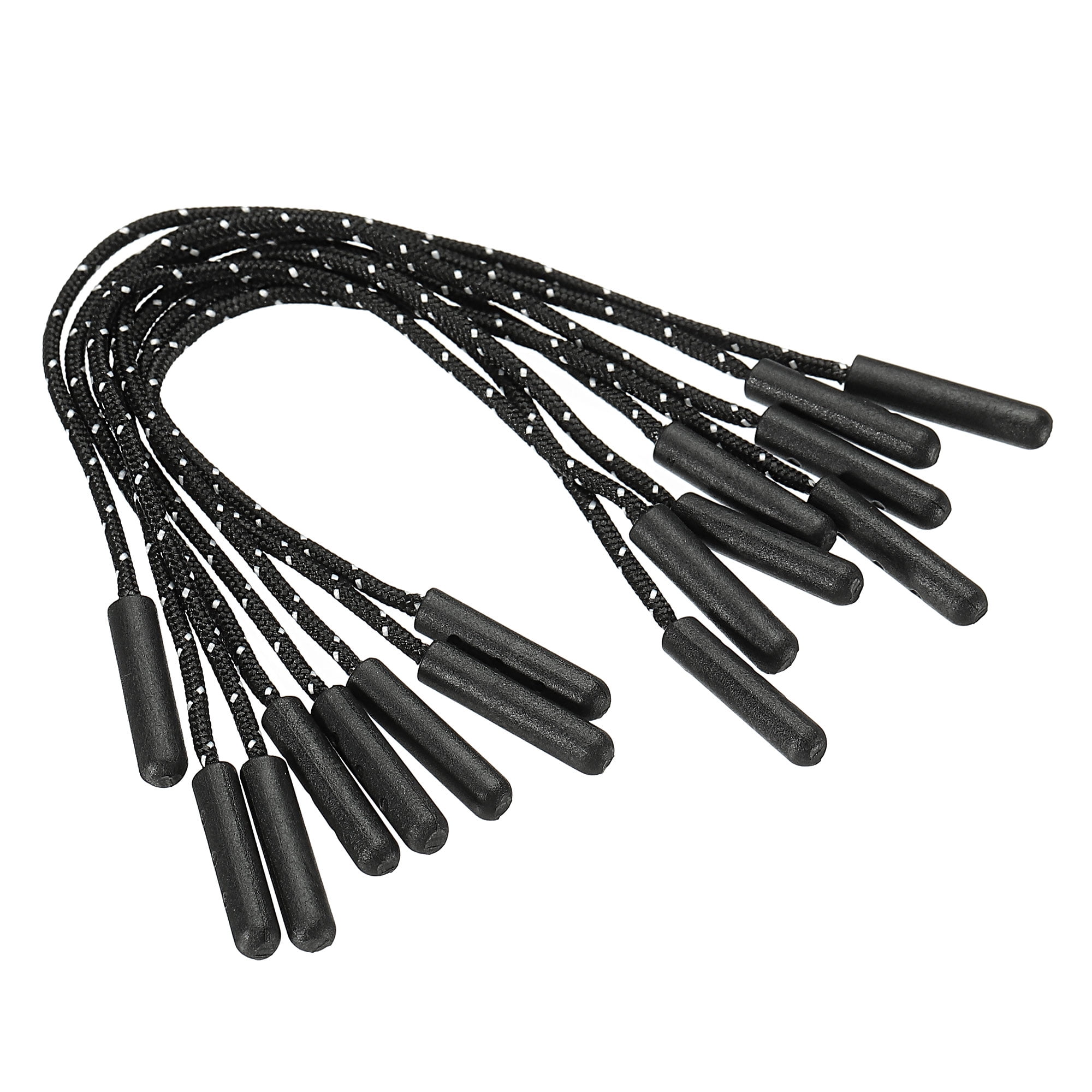 Uxcell Zipper Pulls Extension Handle Cord, 15 Pack Finger Use Plastic ...