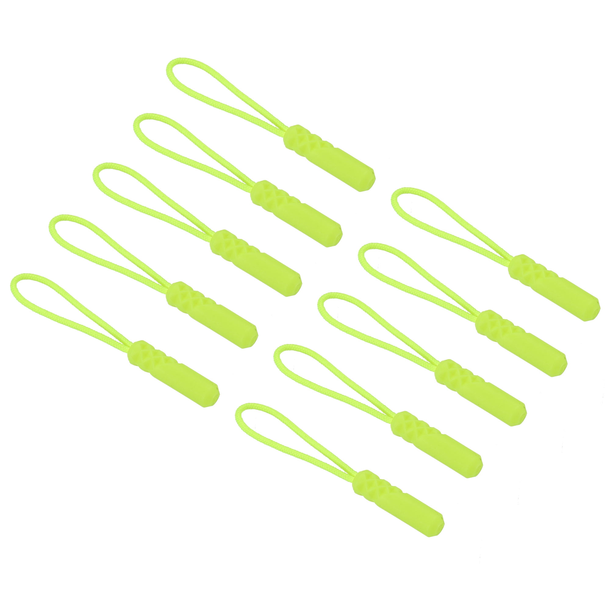 Uxcell Zipper Pulls Extension Handle Cord, 15 Pack Finger Use Plastic ...