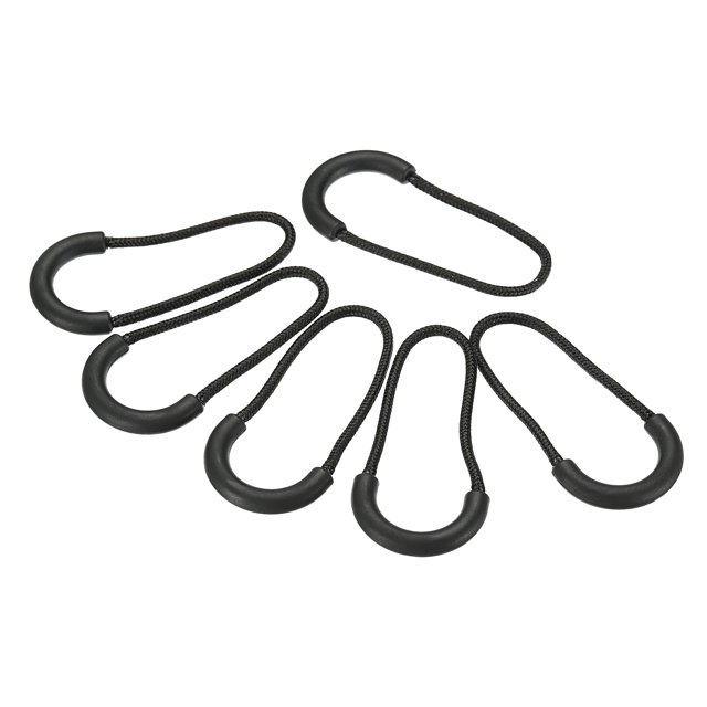 Uxcell Zipper Pulls Extension Handle Cord, 30 Pack Finger Use Plastic U ...