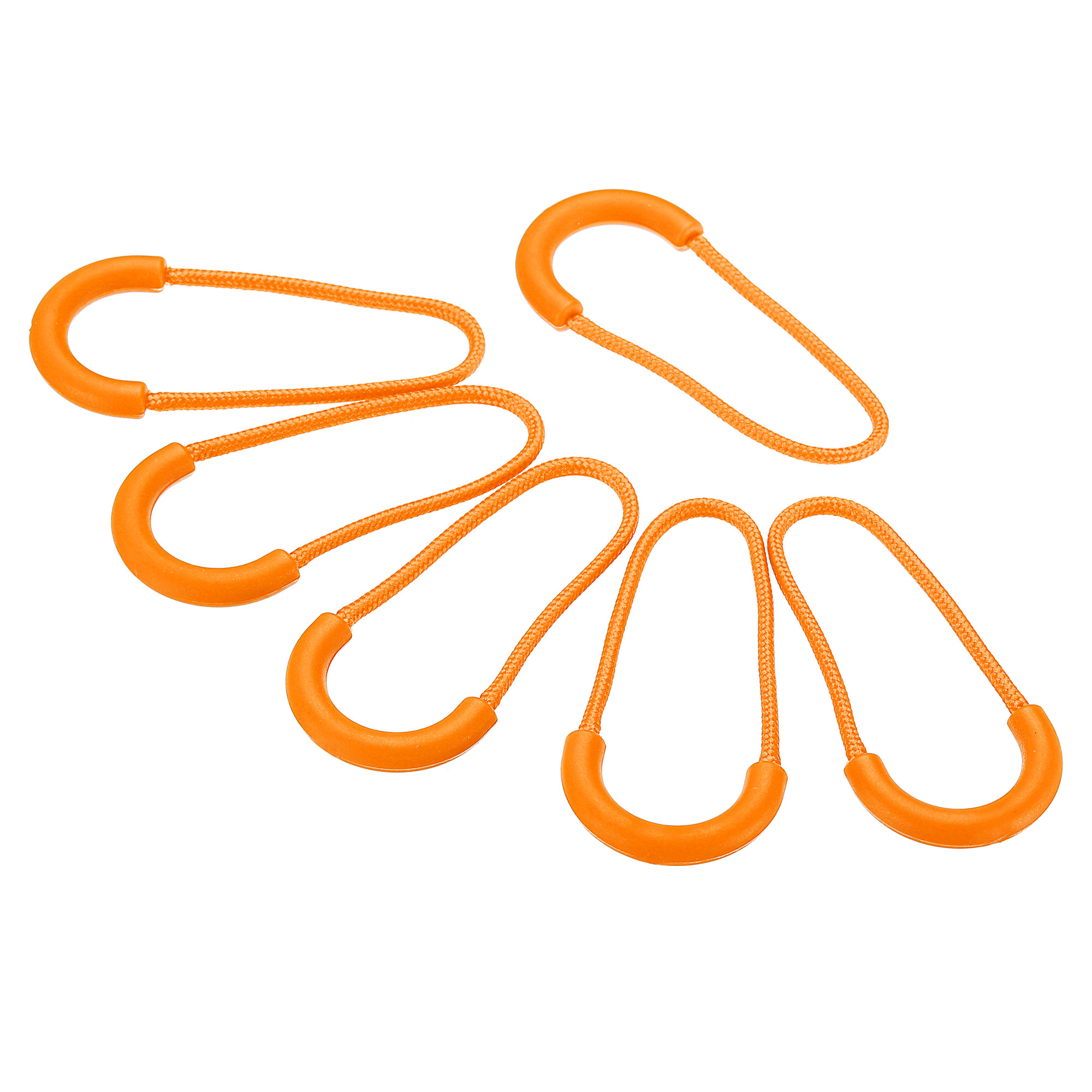 Uxcell Zipper Pulls Extension Handle Cord, 30 Pack Finger Use Plastic U ...