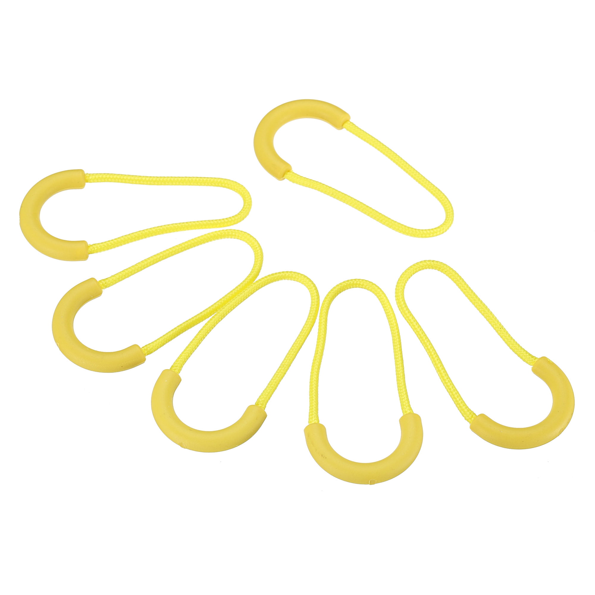 Uxcell Zipper Pulls Extension Handle Cord, 30 Pack Finger Use Plastic U ...