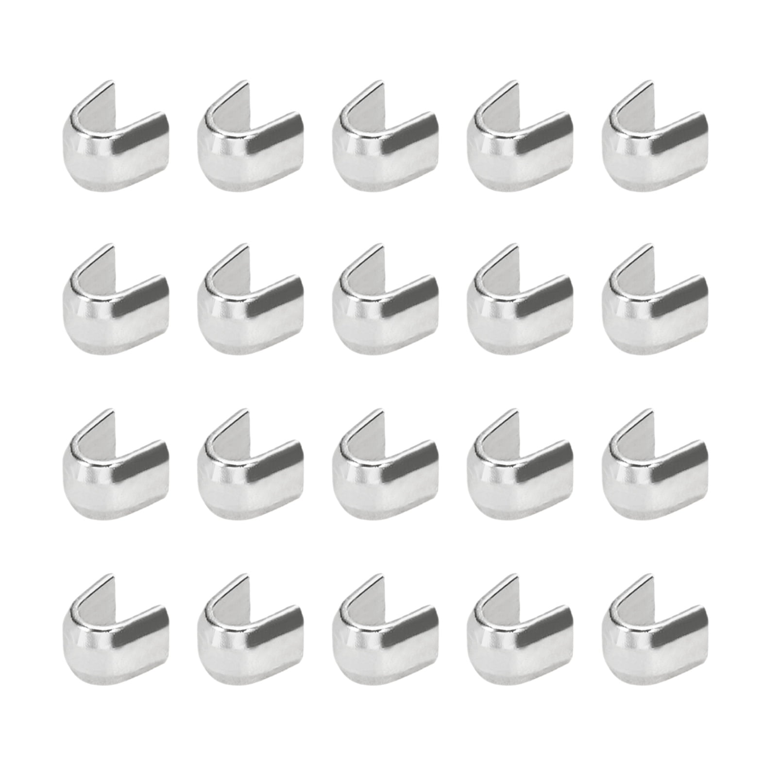 Uxcell Zipper Repair Kit, Zipper Slider Retainers #10 U Shape Top ...