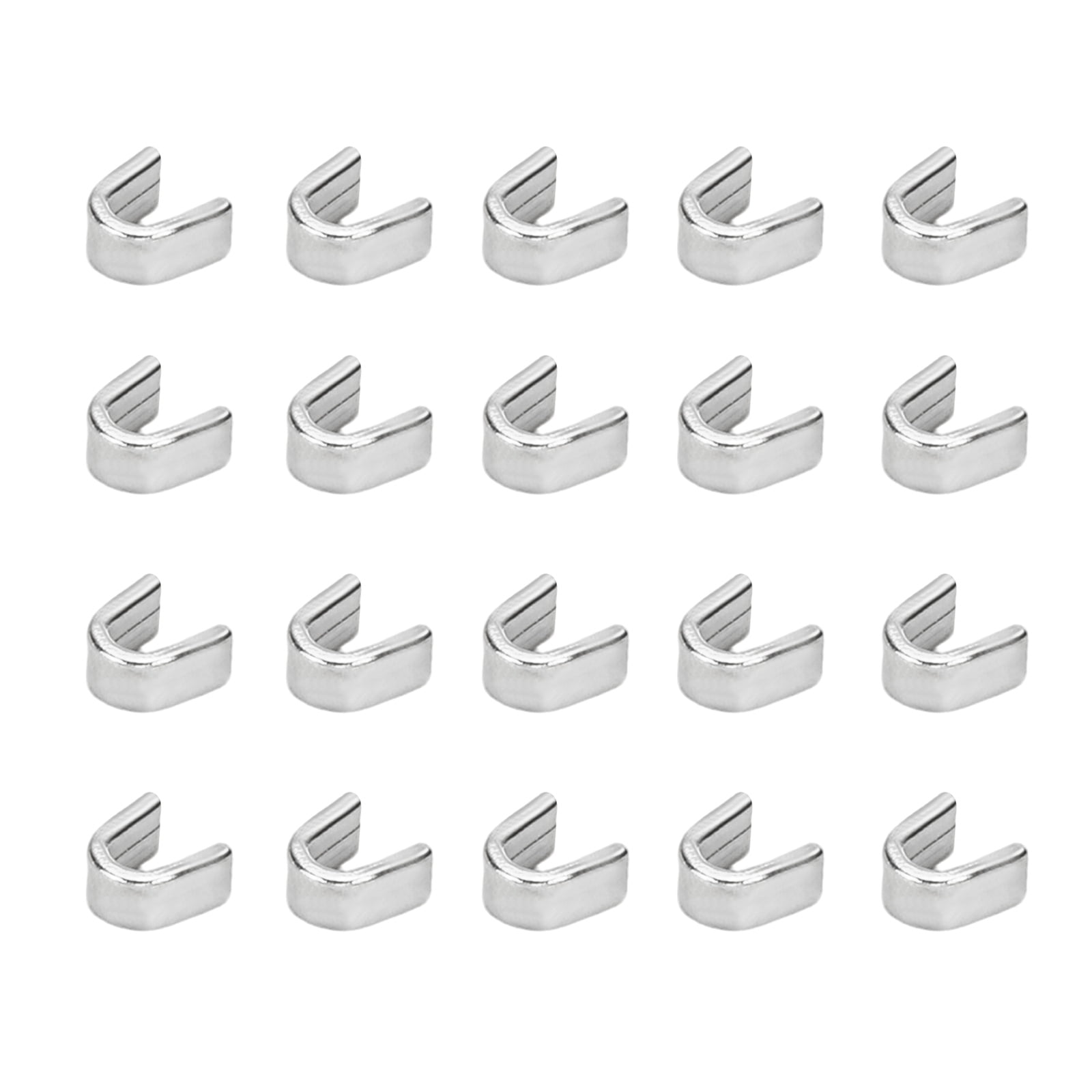 Uxcell Zipper Repair Kit, Zipper Slider Retainers #5 U Shape Top ...