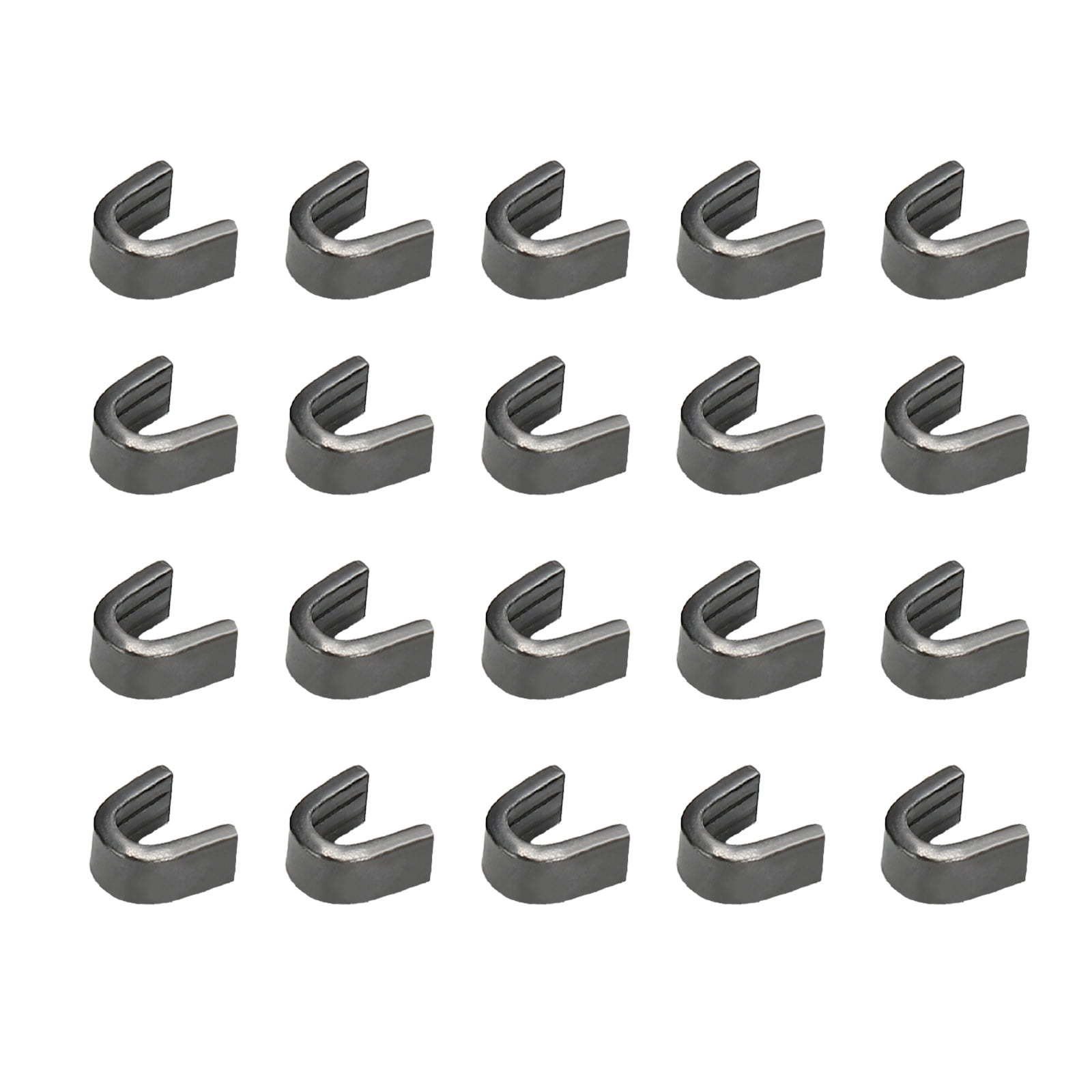 Uxcell Zipper Repair Kit, Zipper Slider Retainers #5 U Shape Top ...