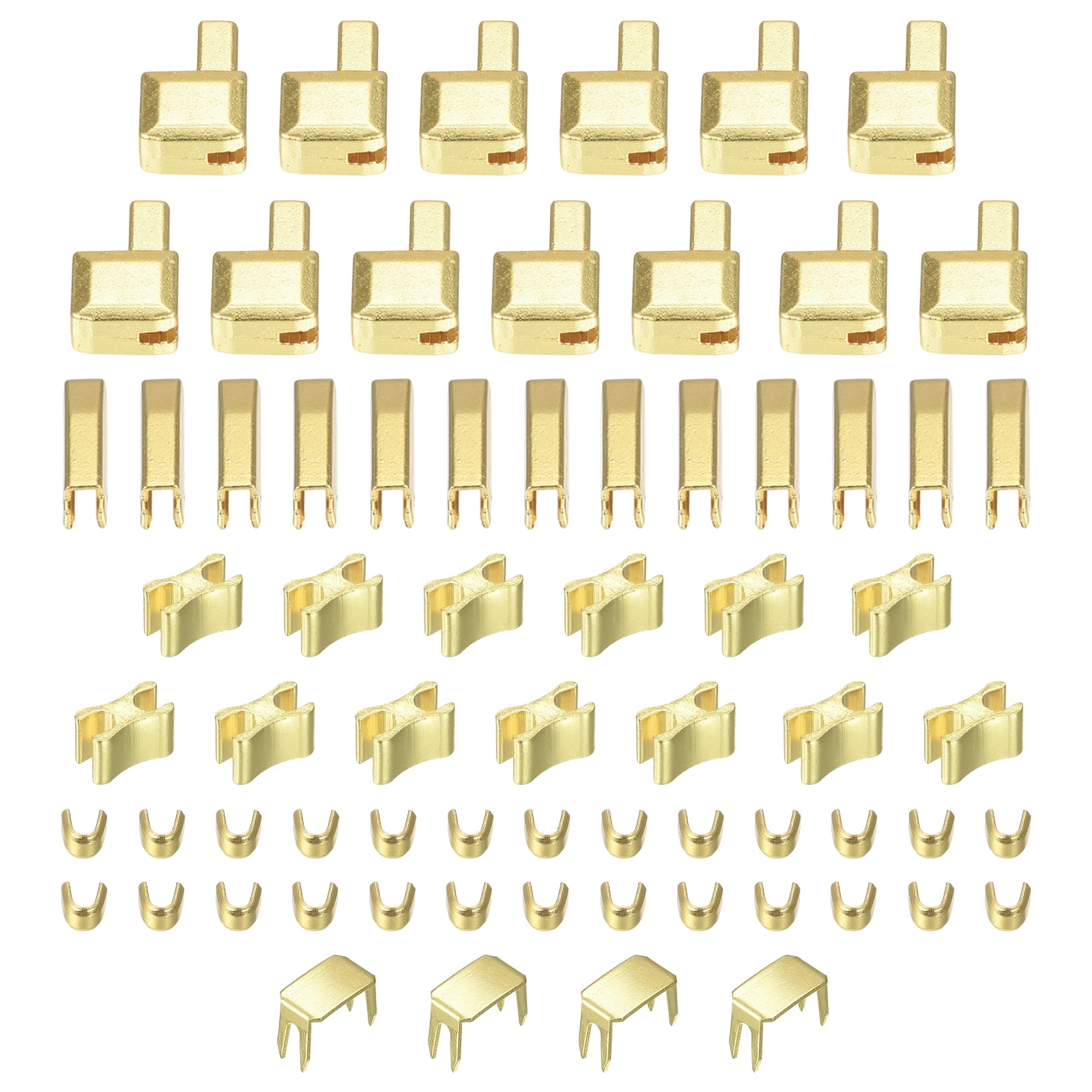 Uxcell Zipper Repair Kits, #3 Metal Latch Slider Retainers Box ...