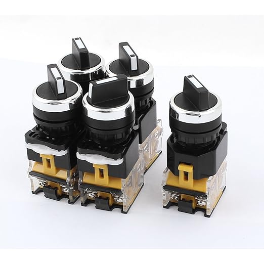 Uxcell a15072100ux0032 AC 380V 10 Amp, 2 Positions DPST Rotary Selector ...