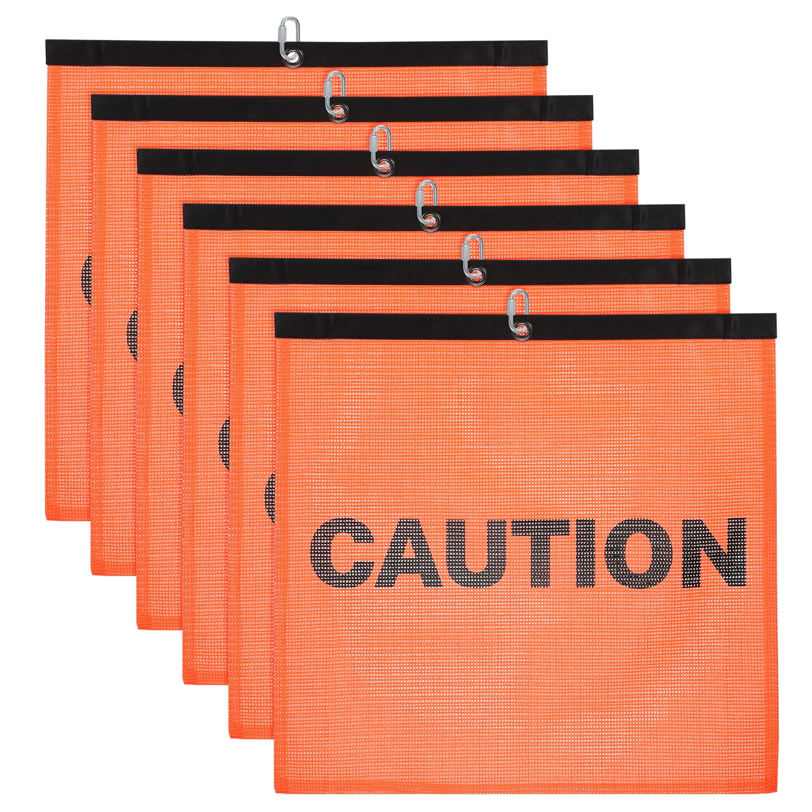 Uxcell orange Safety Flags for Trucks, 18x18" Warning Safety Flag with ...