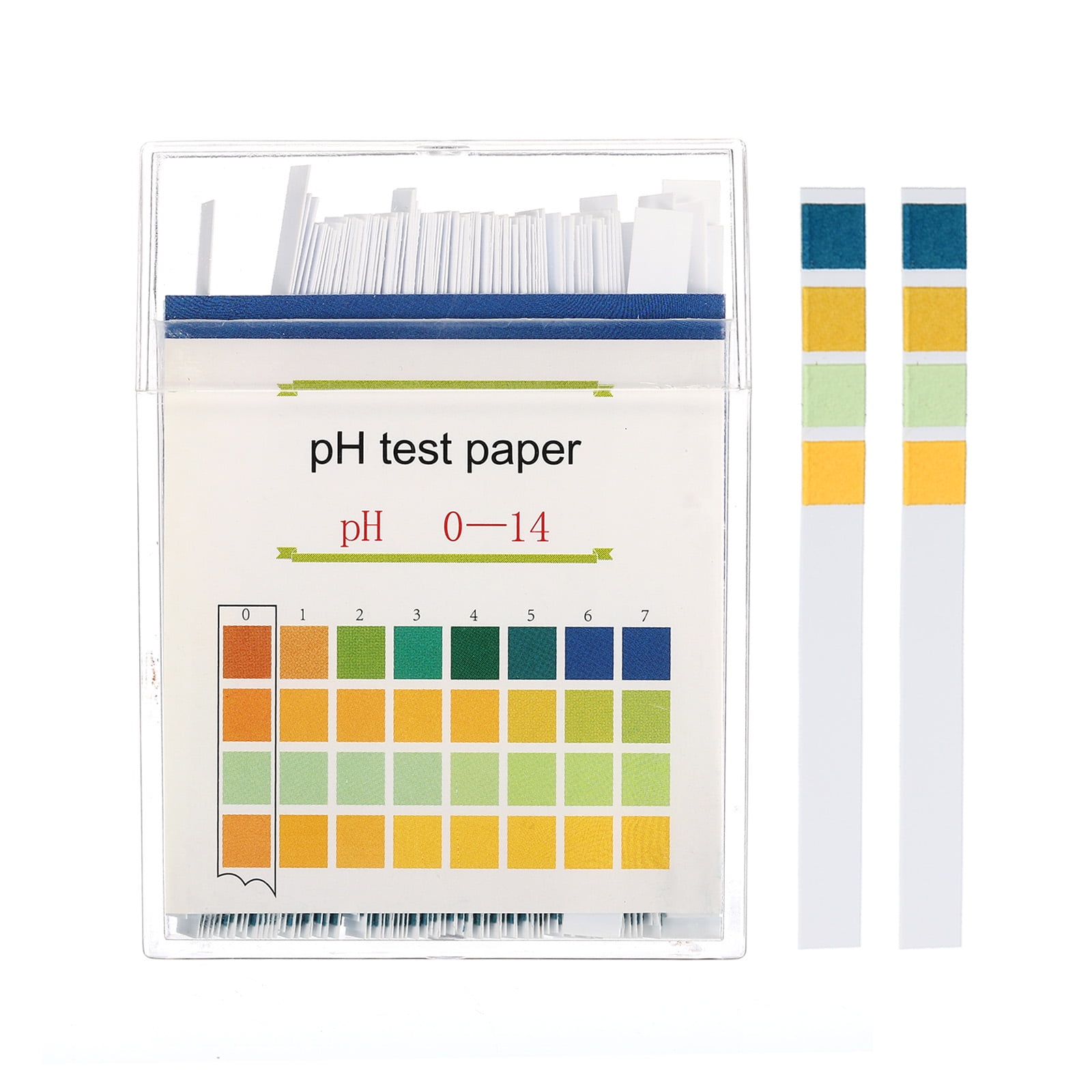 Uxcell pH0 to pH14 Test Strips 100 Litmus Indicator Paper Alkaline Acid ...