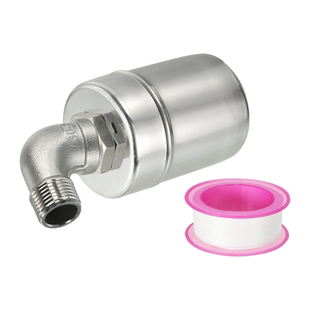 Uxcell1/2" Auto Fill Water Tank Float Valve, 304 Steel Fully Auto Water ...