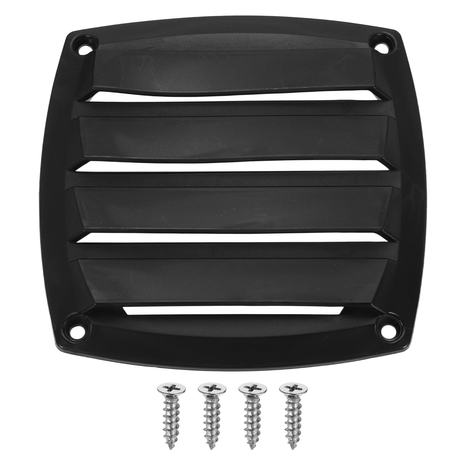Uxcell1 Pcs Boat Vent Cover, 5.31x5.31 Inches Plastic Louvered Flush ...