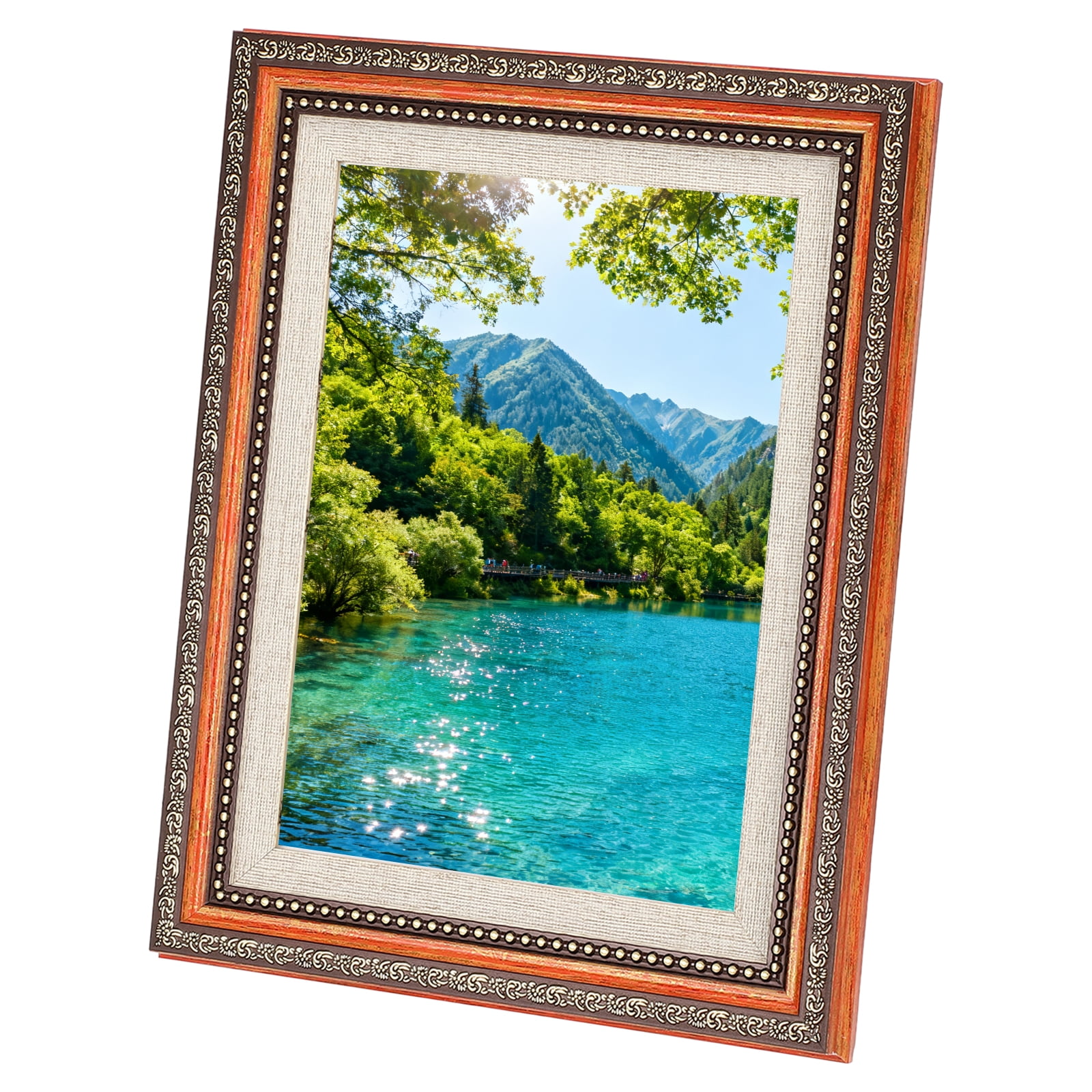 Uxcell10.2 x 8.3inch Vintage Framed for Display 6 x 8inch Photo, Resin ...
