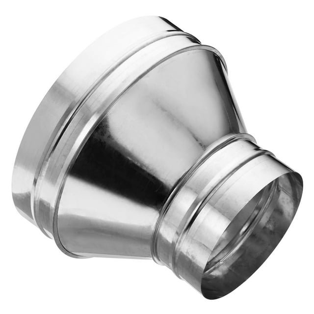 Uxcell10 Inch to 6 Inch Round Duct Reducer, Galvanized Steel Adapter ...
