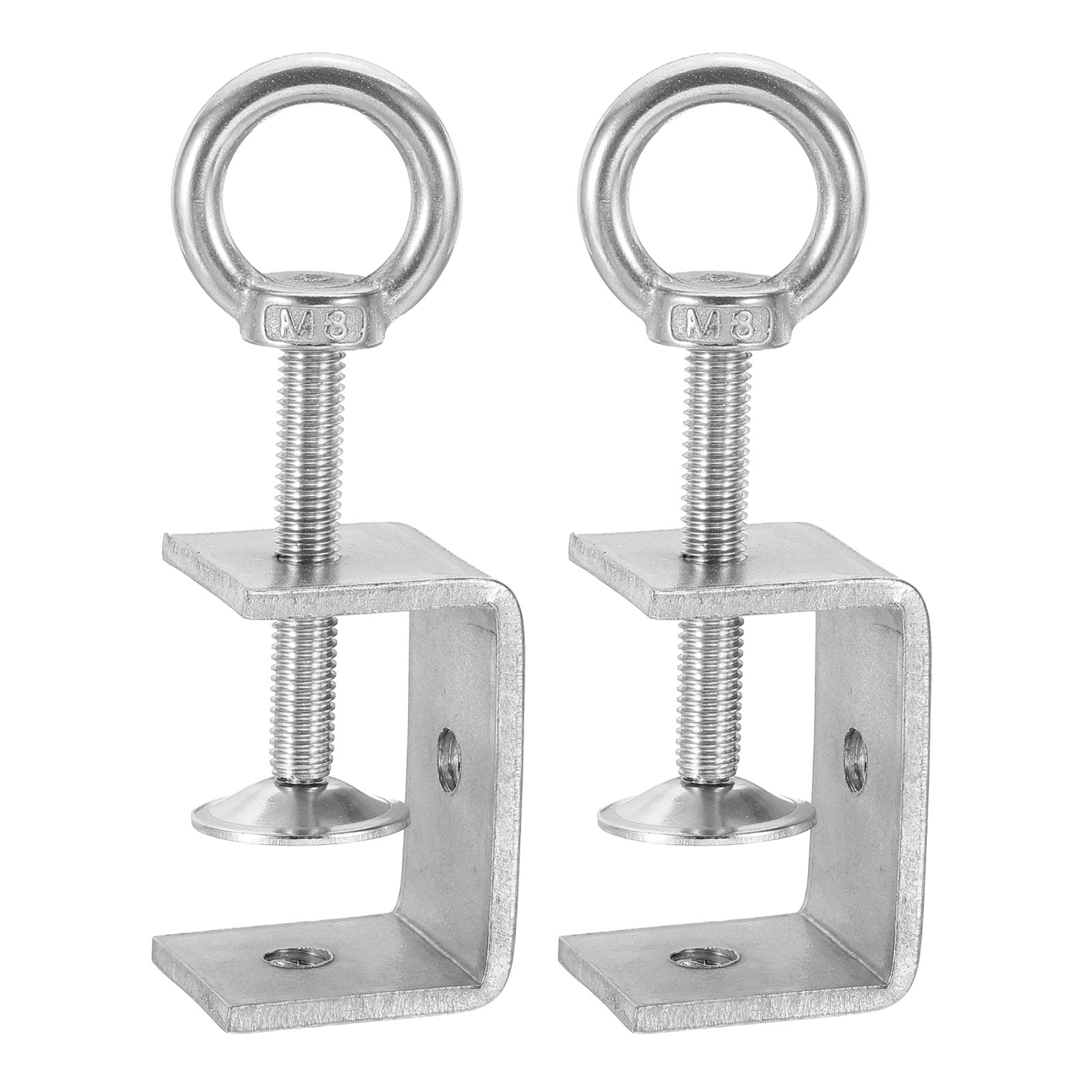 Uxcell2 Pcs 304 Stainless Steel C Clamps 30mm Square Mini Tiger Clamp ...