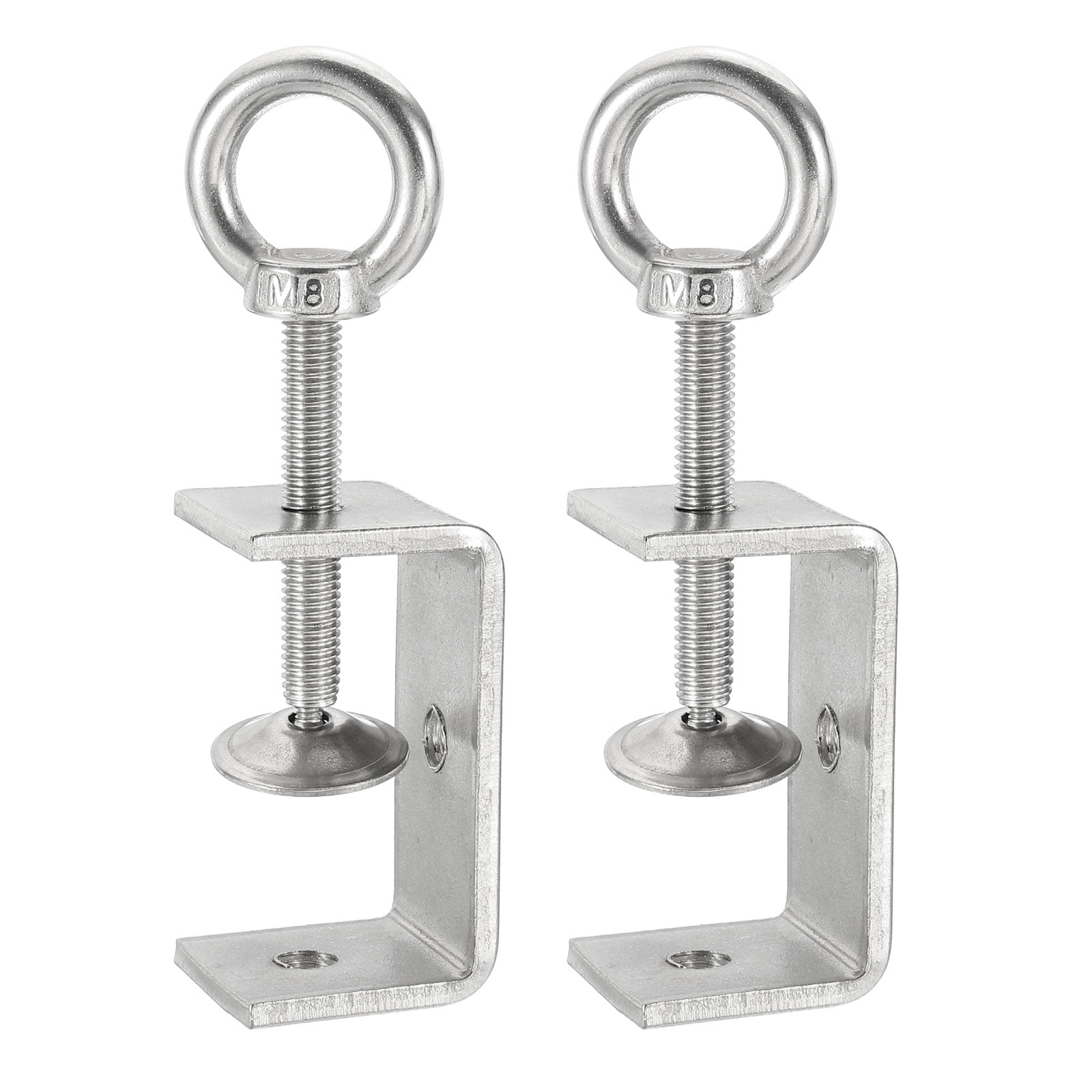 Uxcell2 Pcs 304 Stainless Steel C Clamps 55mm Square Mini Tiger Clamp ...
