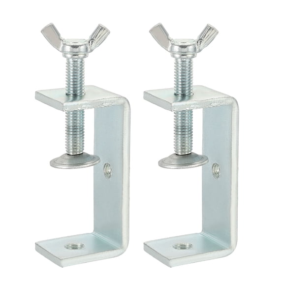 Uxcell2 Pcs 304 Stainless Steel C Clamps 75mm Square Mini Tiger Clamp ...
