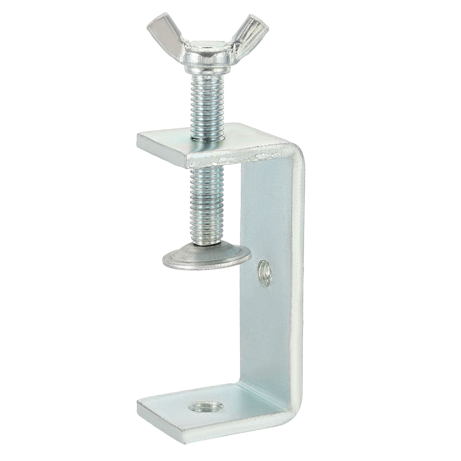Uxcell2 Pcs Carbon Steel C Clamps 45mm Square Galvanized Mini Tiger ...