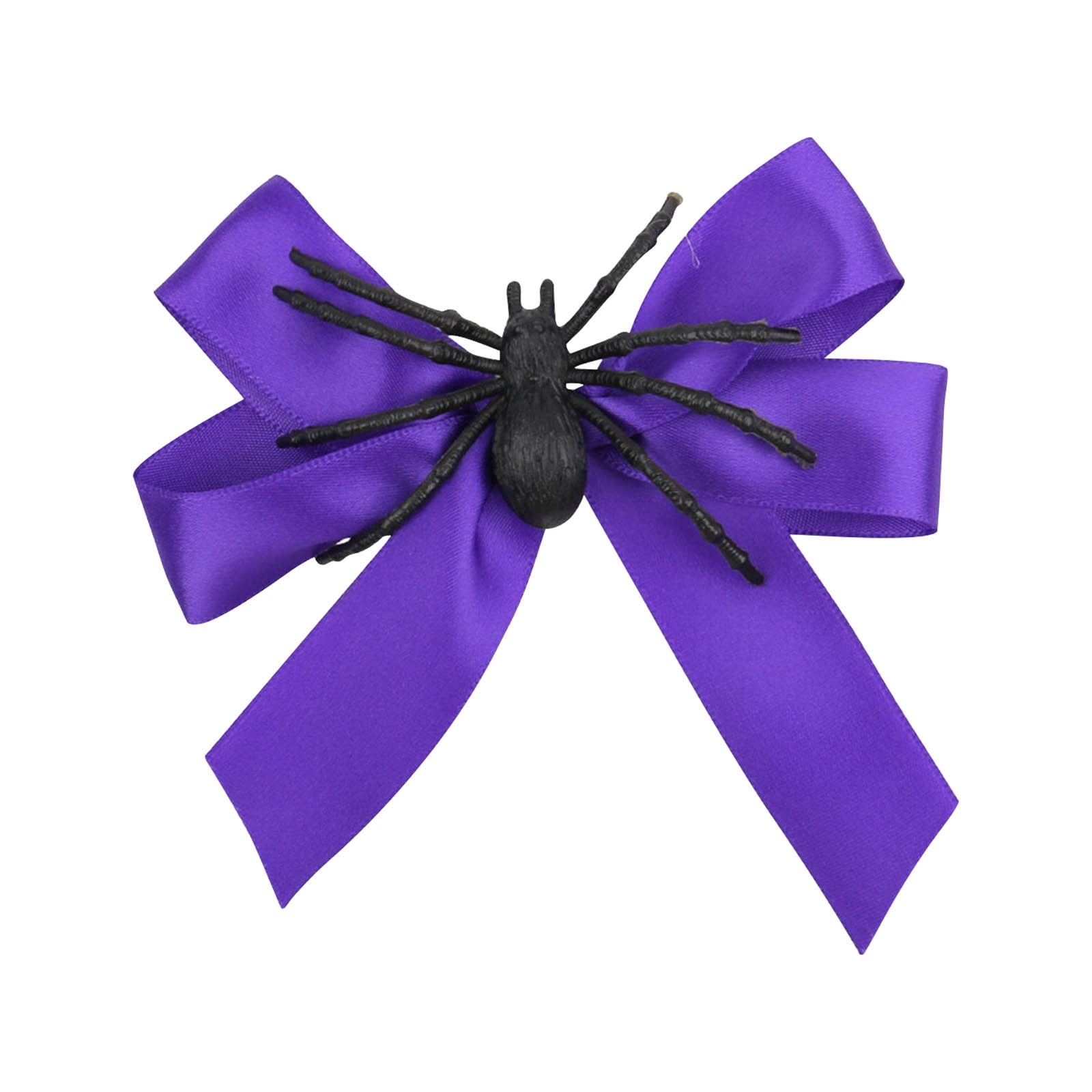 Uxgjfwu Halloween Spider Hair Bow Cute Clip Accessory with Glitter ...