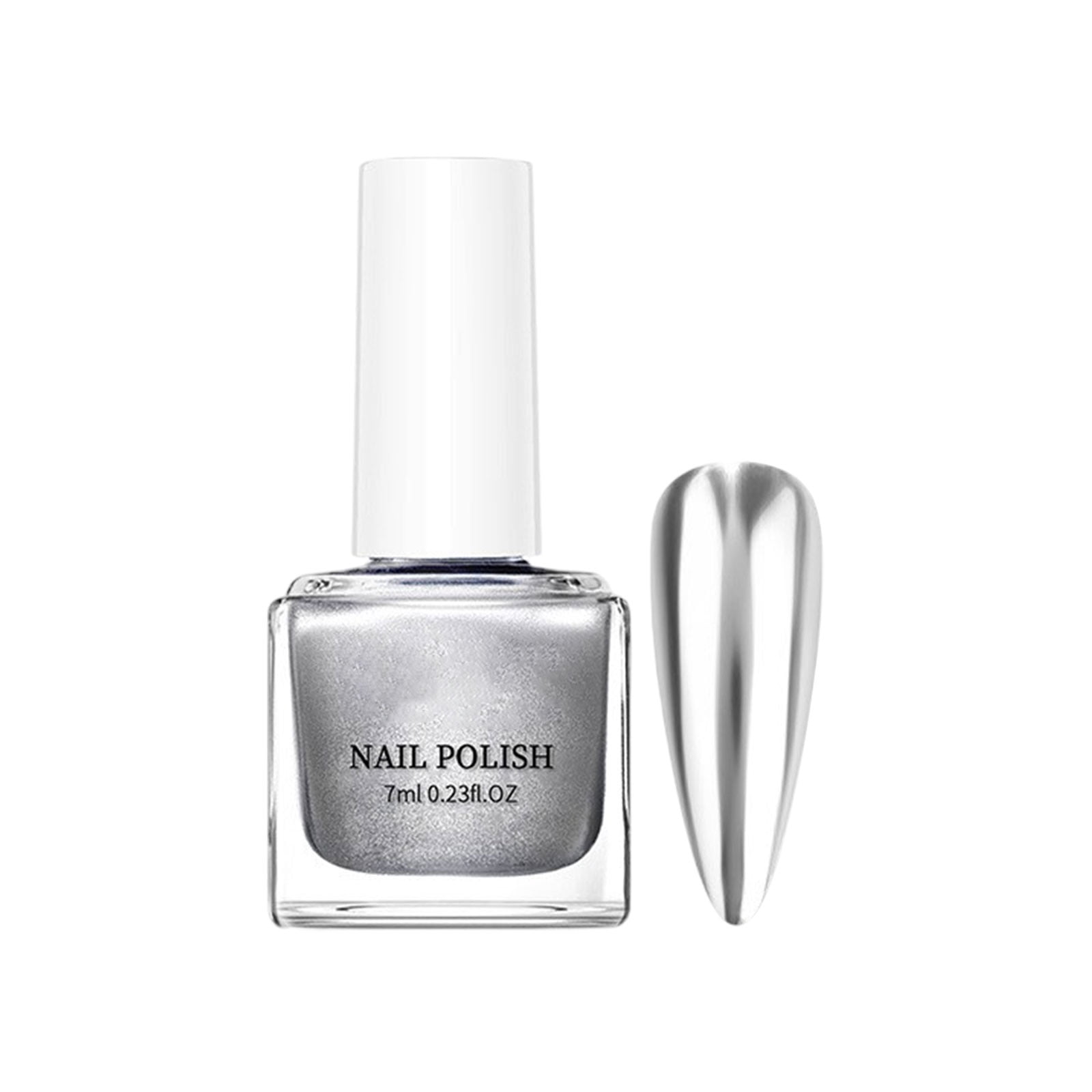 Uxgjfwu Mirror Nail Polish, Metal Nail Polish Quickly Dry No-Bake ...