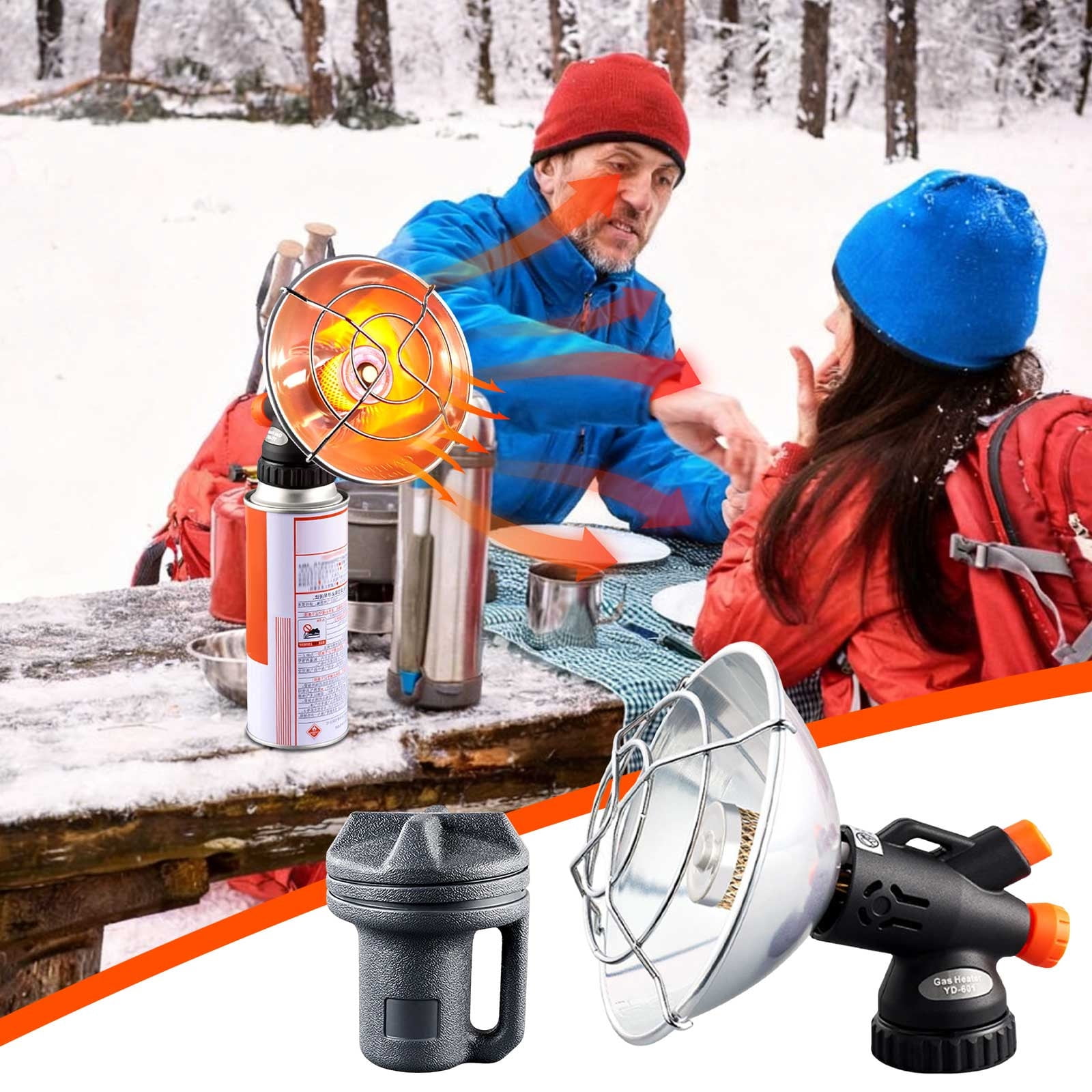 Uxgjfwu Outdoor Camping Tent Heater, Small Portable Fire Stove for Ice ...