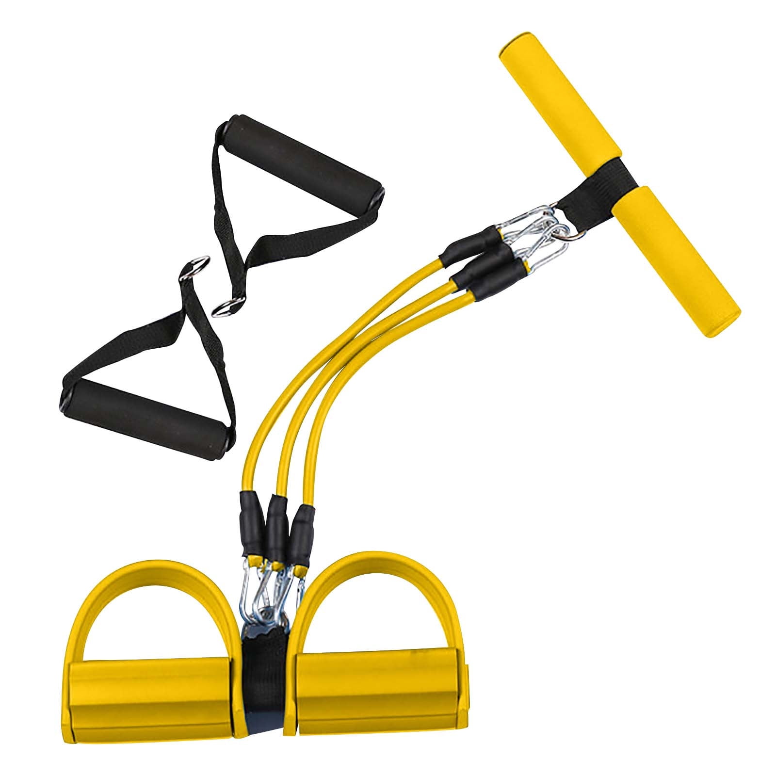 Uxgjfwu Sit Up Assist Equipment Detachable Triple Tube Resistance Band ...