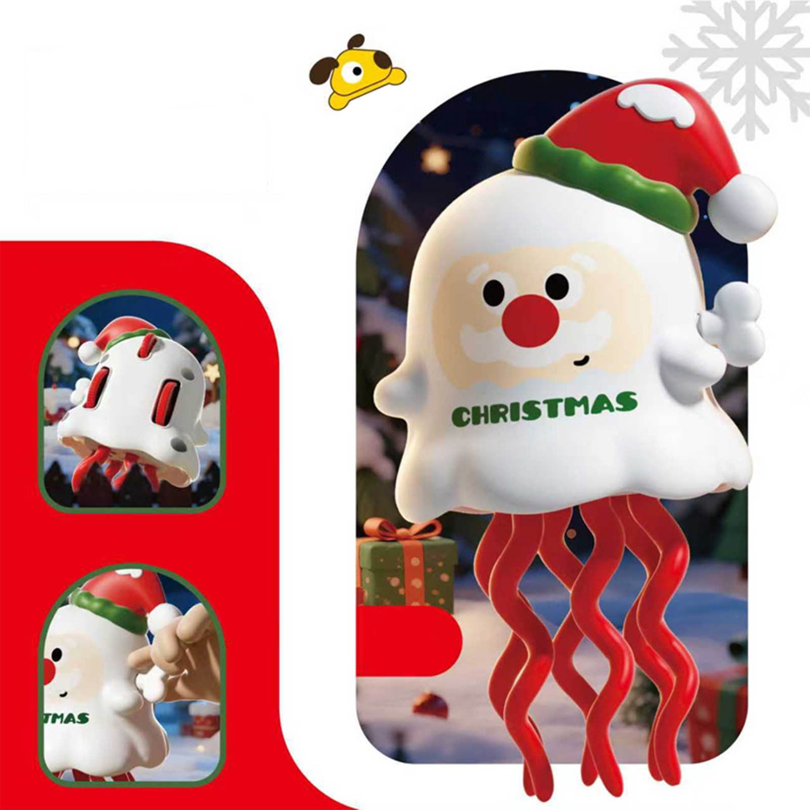 Uxgjfwu Wind Up Dancing Octopus Toy Christmas Themed with Santa ...