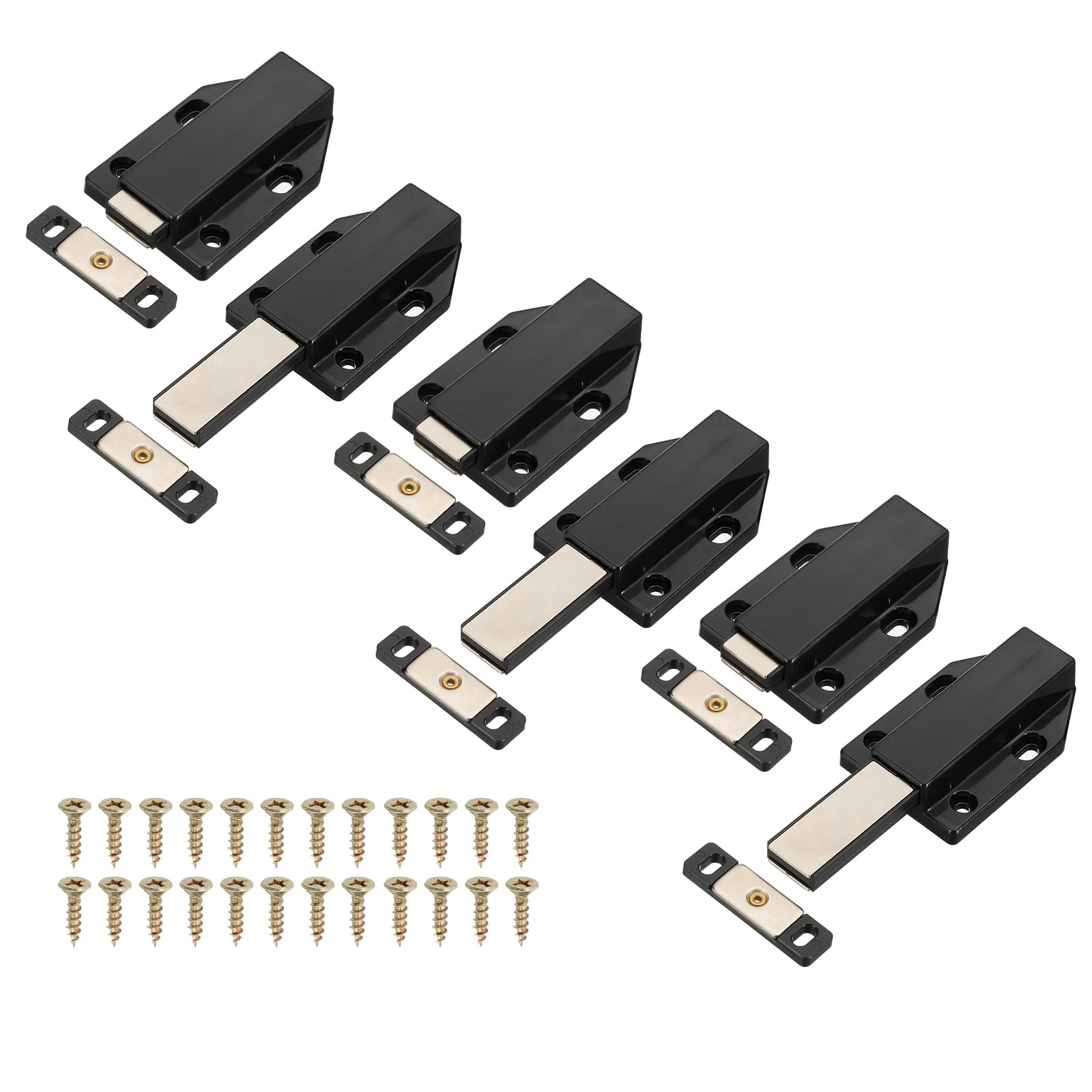 Uxvell 6 Pcs Magnetic Push Latch, Big Single Push to Open Door Touch ...
