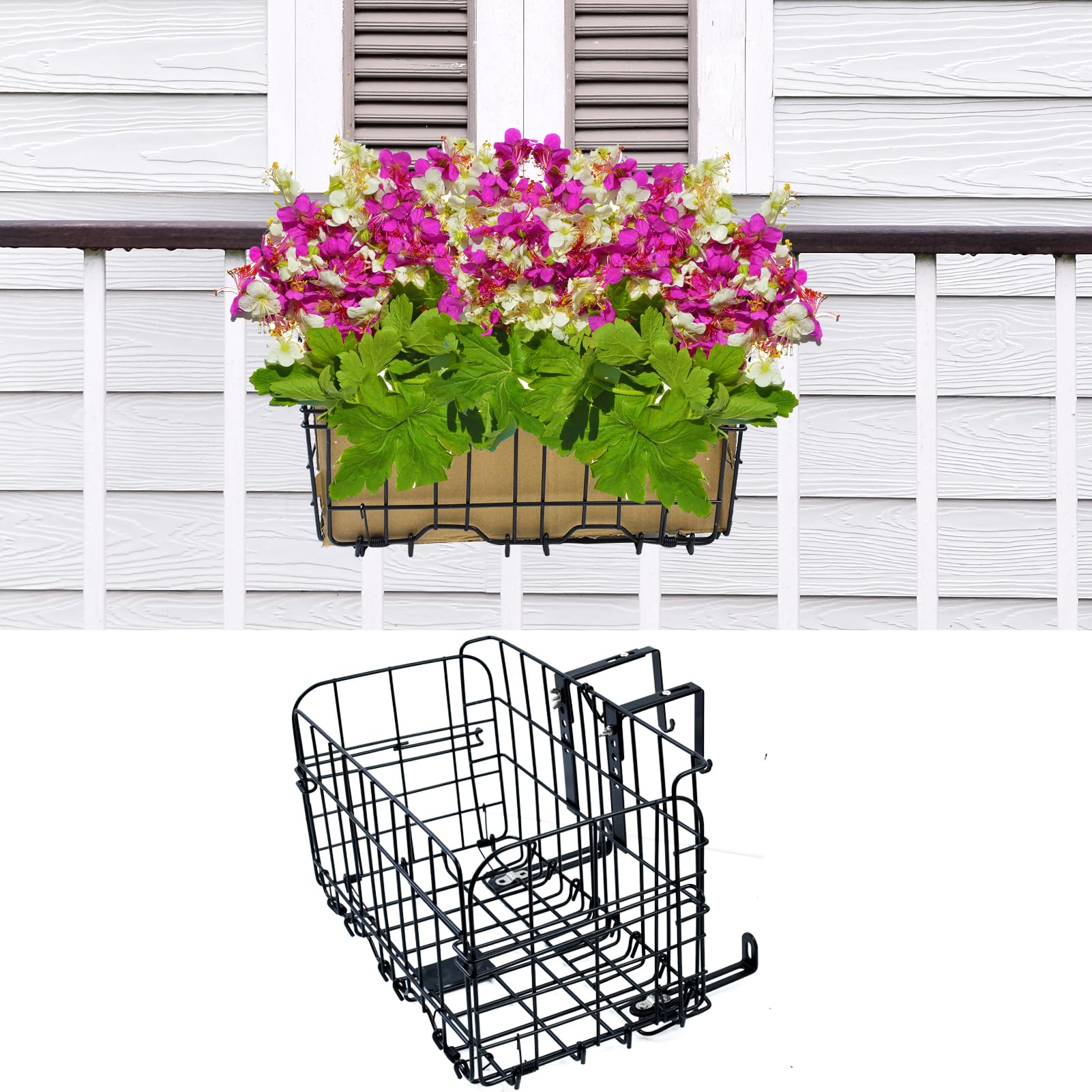 Wire Window Planter Boxes