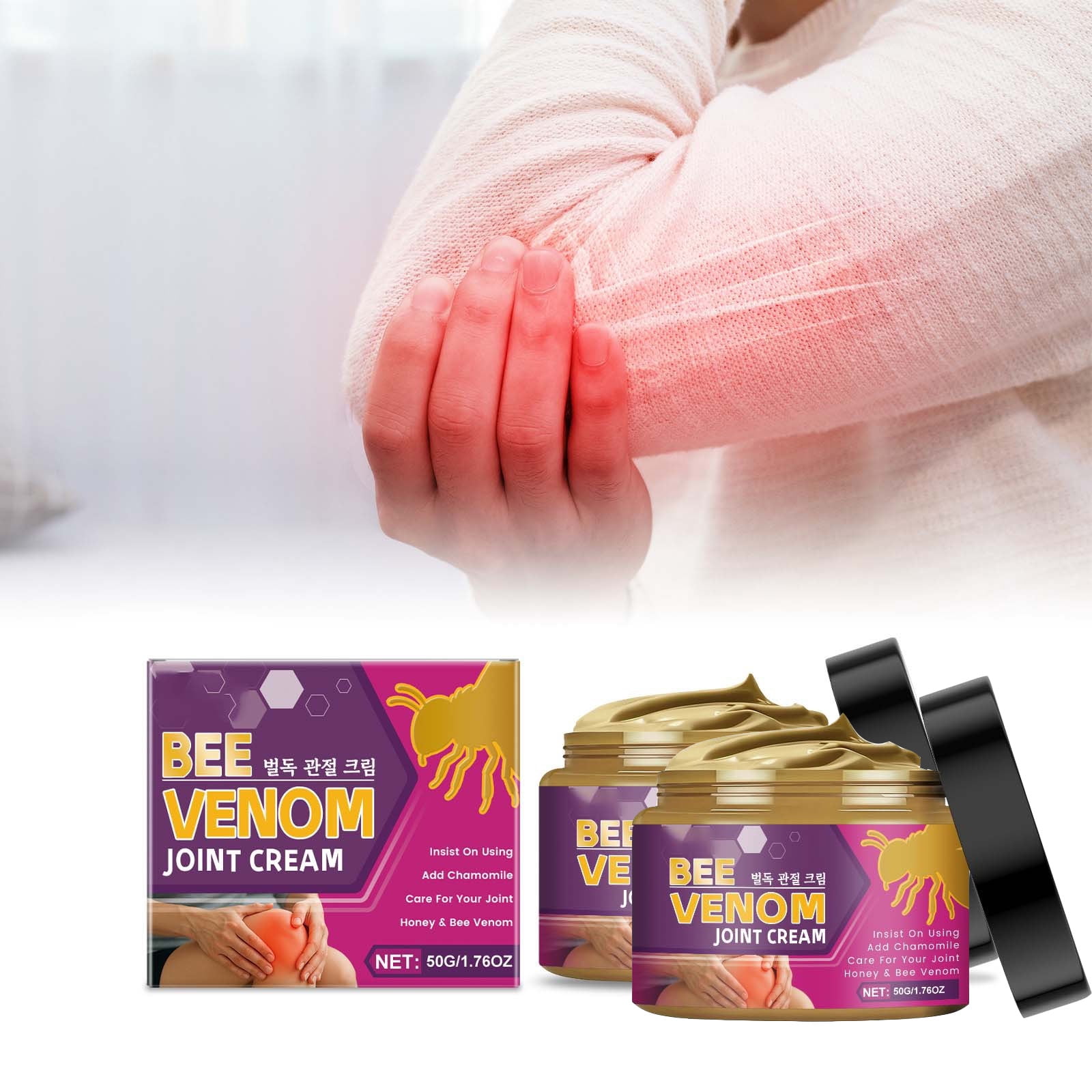 Uyonzn Be®e Ven®om Joint pain repair cream，Joint And Bone Ointment ...