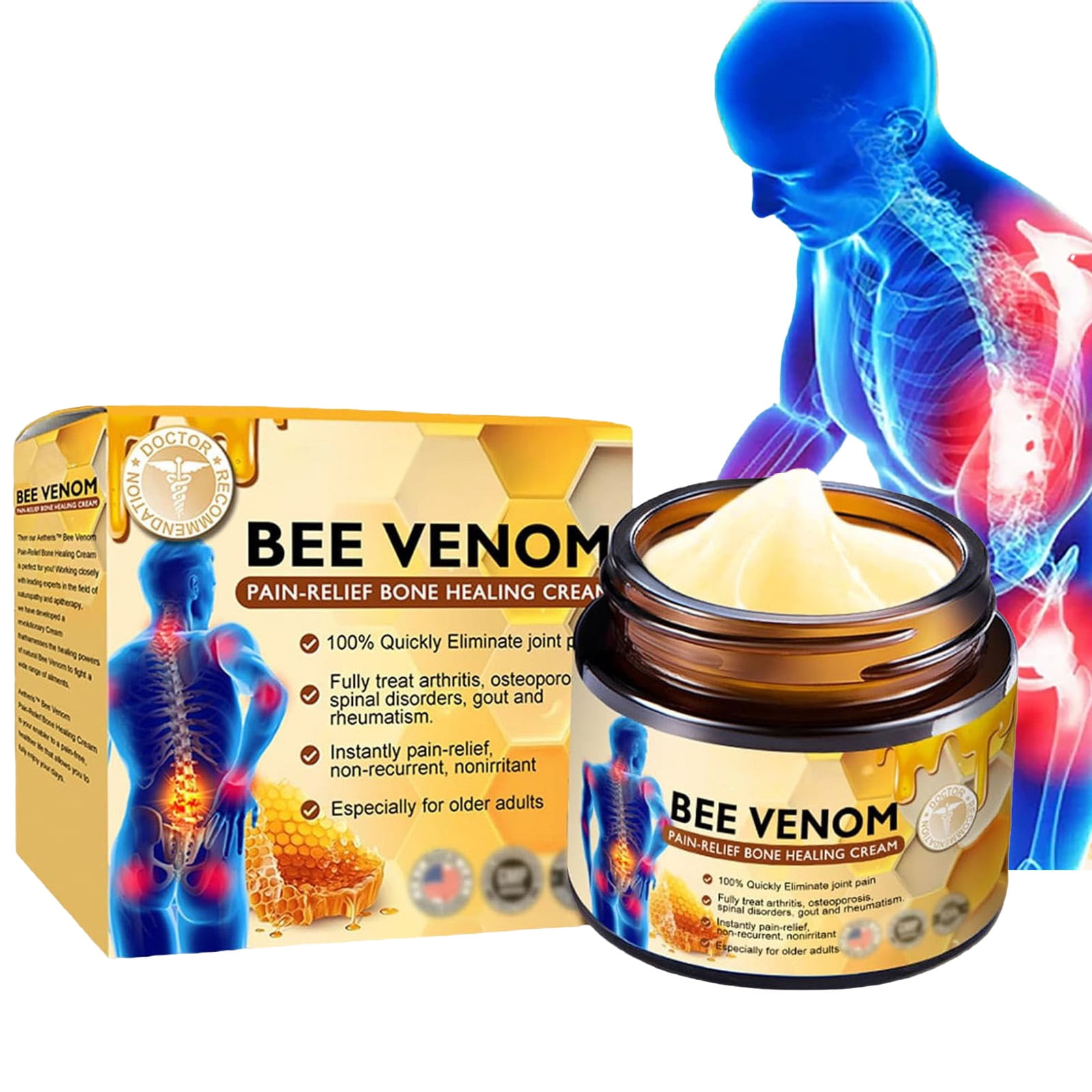 Uyonzn Botulinum Toxin Be®e Ven®om，Joint pain repair cream - Walmart.com