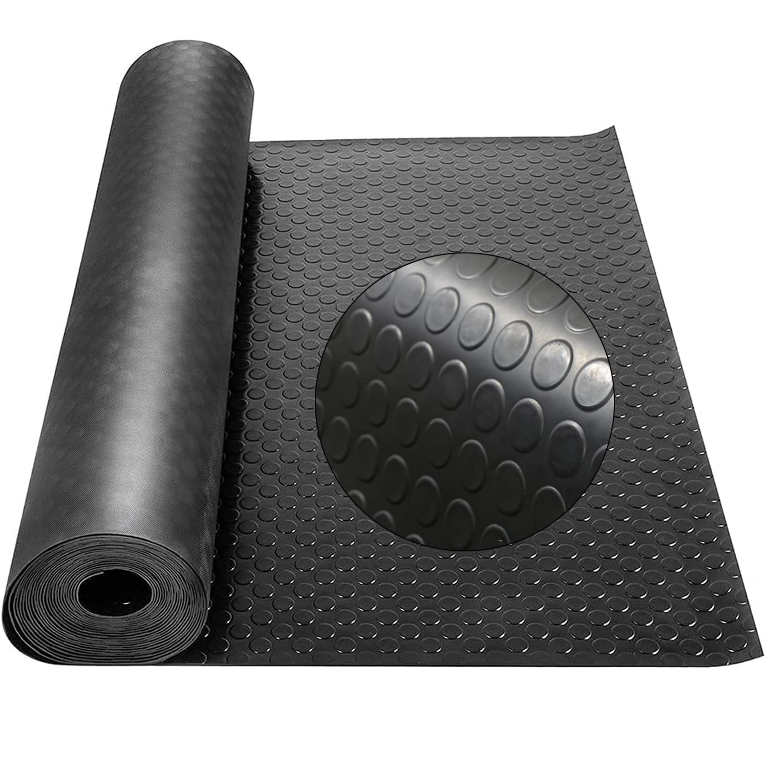 Rubber-Cal "Maxx-Tuff" Rubber Mat - Heavy Duty Rubber Floor Protection ...