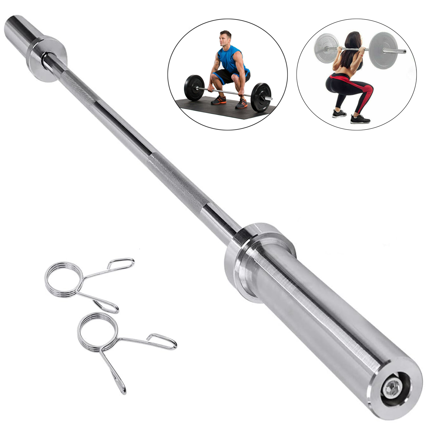 DovePro Barbell Bar,Carbon Steel Press Bar,4FT Curved Rod Weight Bar ...