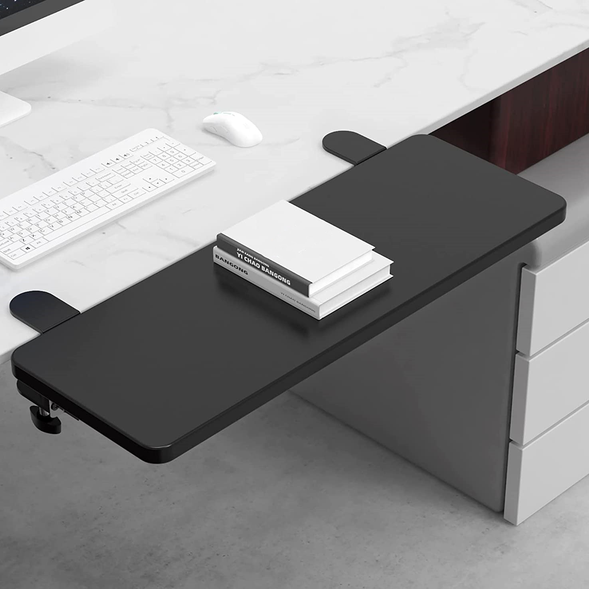 Fellowes, FEL9473401, I-Spire Series Desktop Edge Keyboard Lift, 1 ...