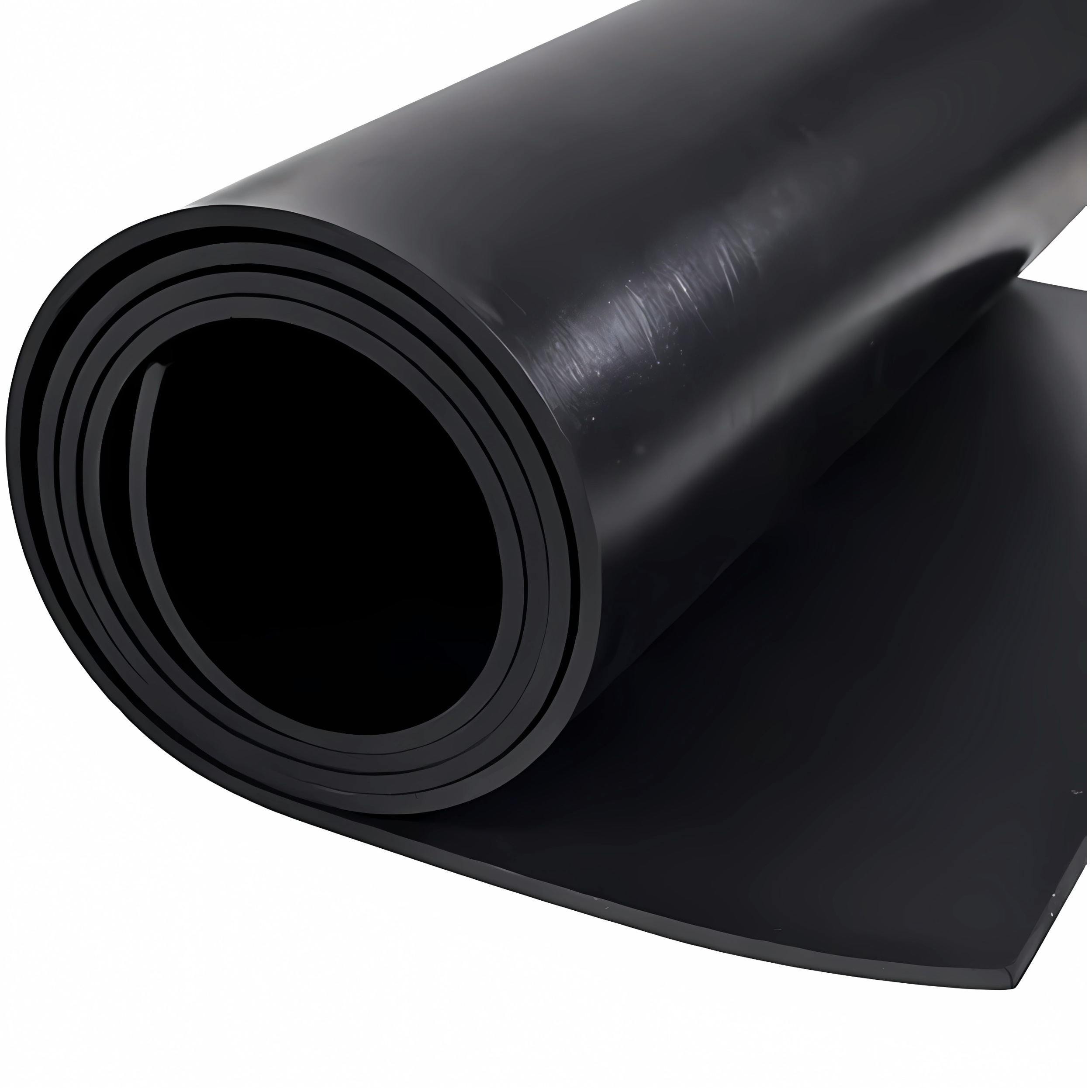 Rubber-Cal "Composite-Rib" Corrugated Rubber Floor Mats - 1/8 in x 4 ft ...