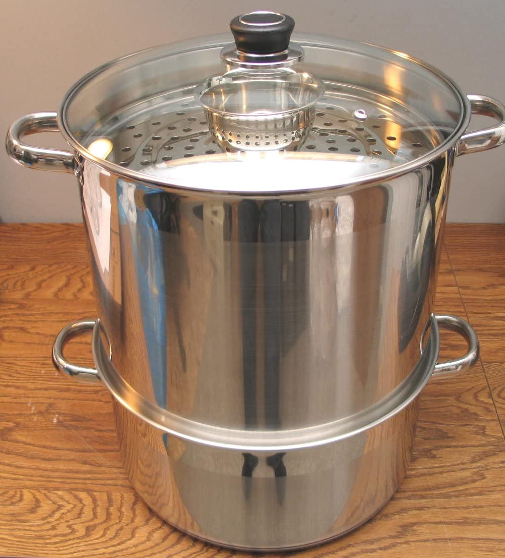Uzbek 5 Tier / Level 20 qt. 18/10 Stainless Steel Steamer, Cooker ...