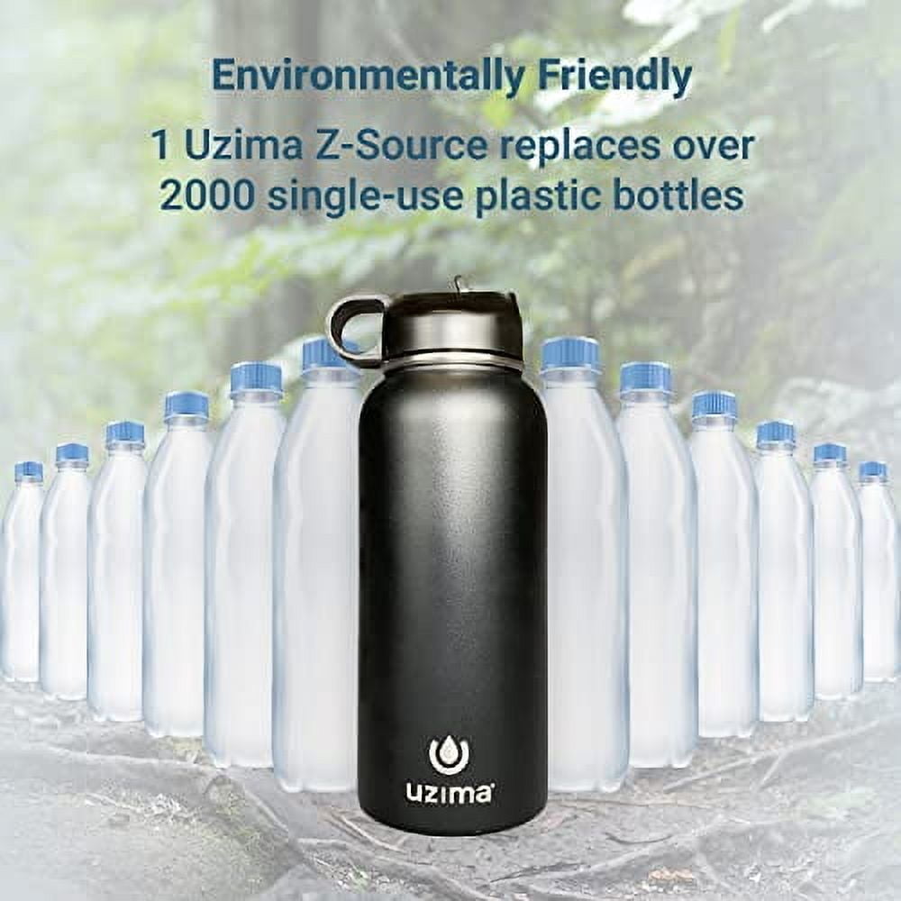 Uzima - Z-Source Filtered Water Bottle for Hiking, Backpacking, Camping ...