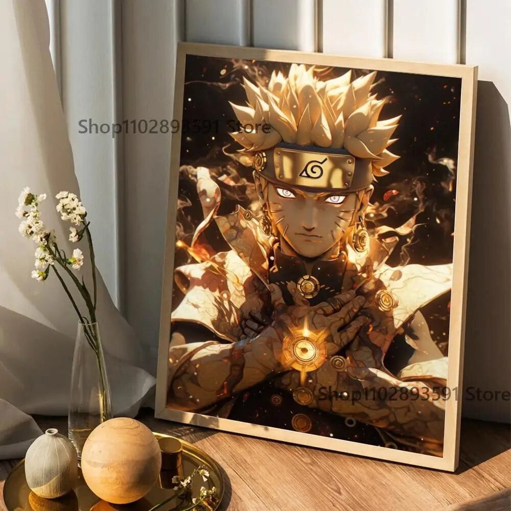 Uzumaki Naruto Poster Paper Print Home Bedroom Entrance Bar Cafe Art ...