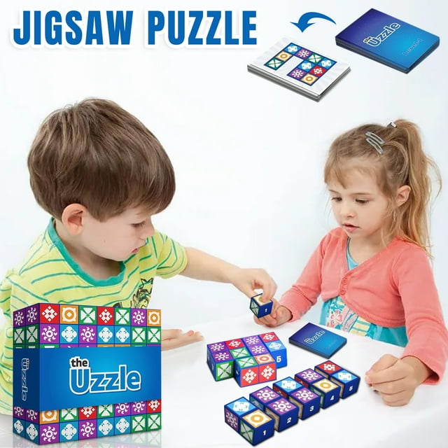 Uzzle 3.0 Board Game – Ultimate Family Fun Pack - Fast-Paced Puzzle ...