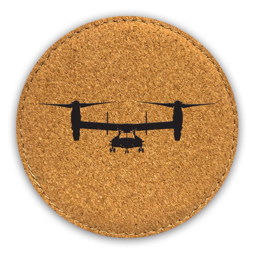 V-22 Osprey Coaster Laser Engraved Leatherette - Round Coasters - Many ...